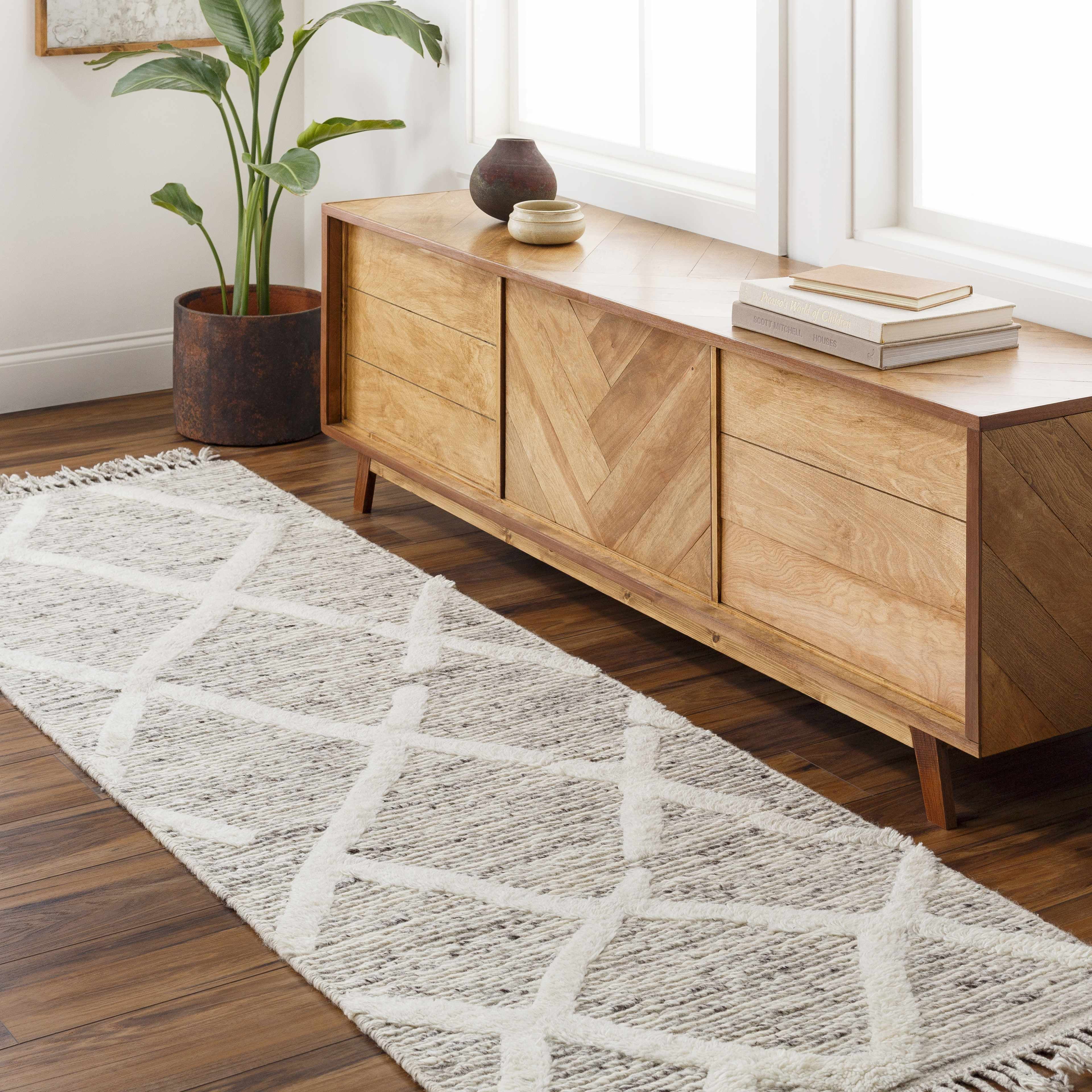 Boutique Rugs Brian Bohemian, Transitional Runner Rug - Slate Blue ...