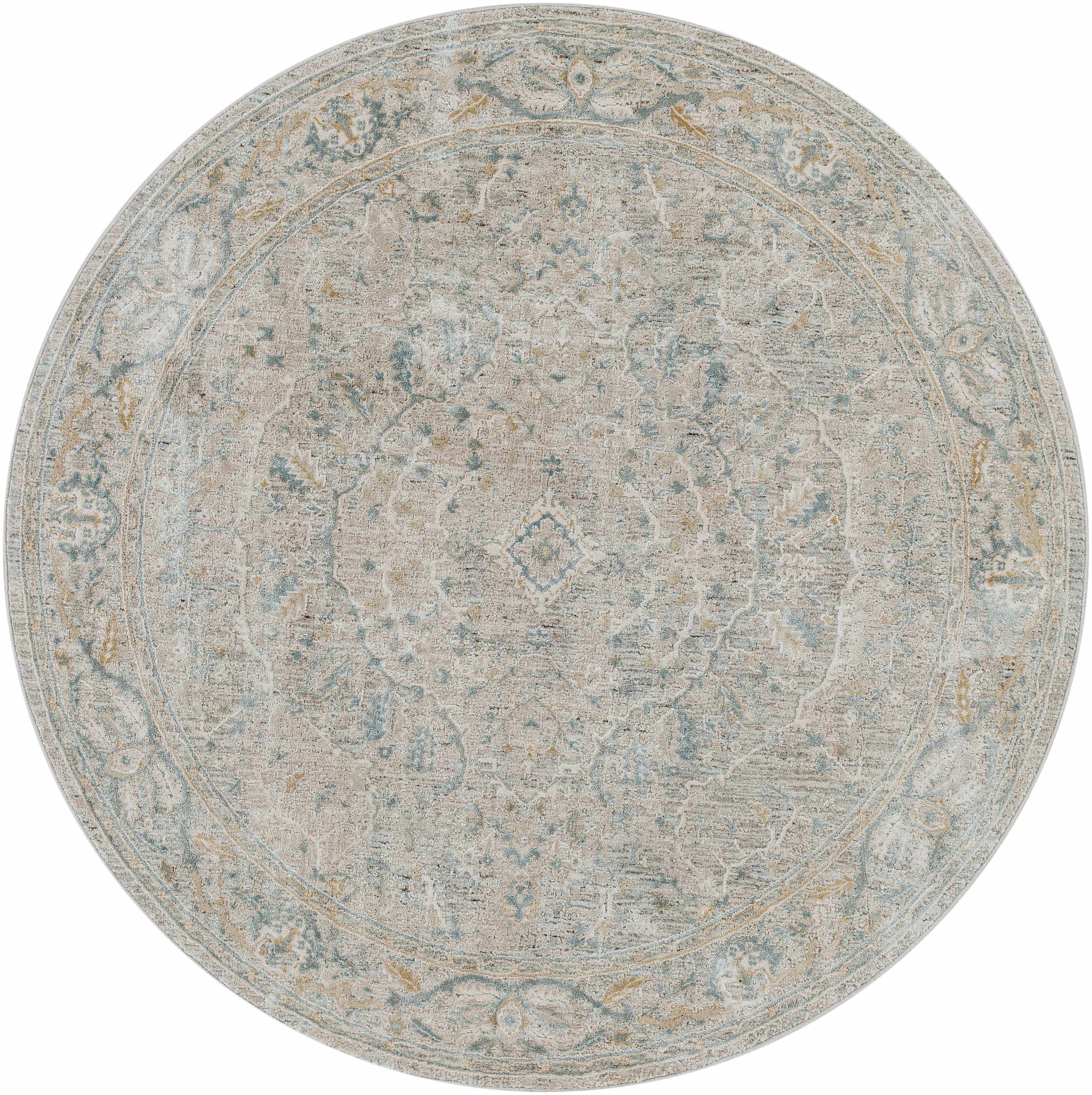 BoutiqueRugs Glengarry Traditional Area Rug - LightBeige, Taupe ...