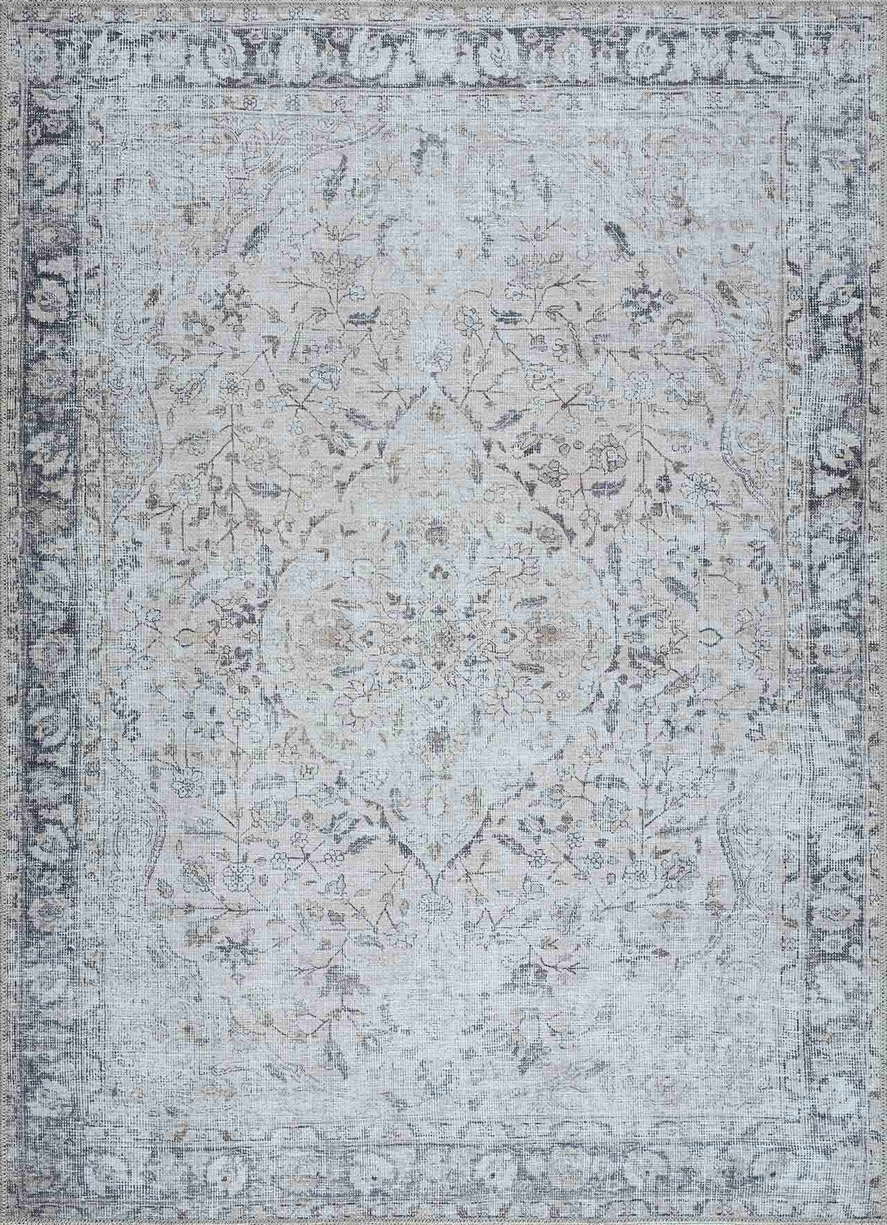 Boutique Rugs Haile Vintage Medallion Area Rug - Machine Washable ...