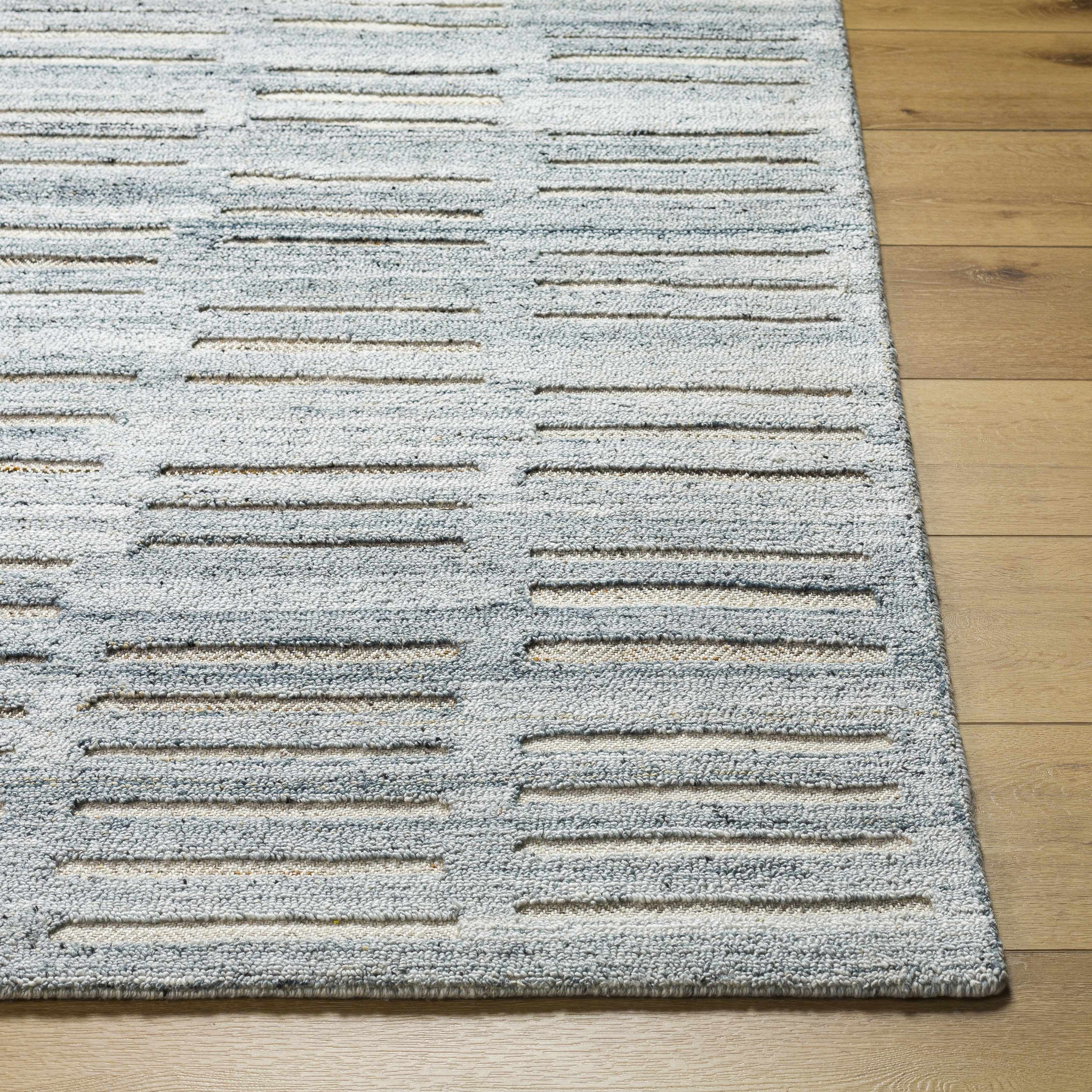 Boutique Rugs Hiral Contemporary Area Rug - Silver, Charcoal, Smoke ...