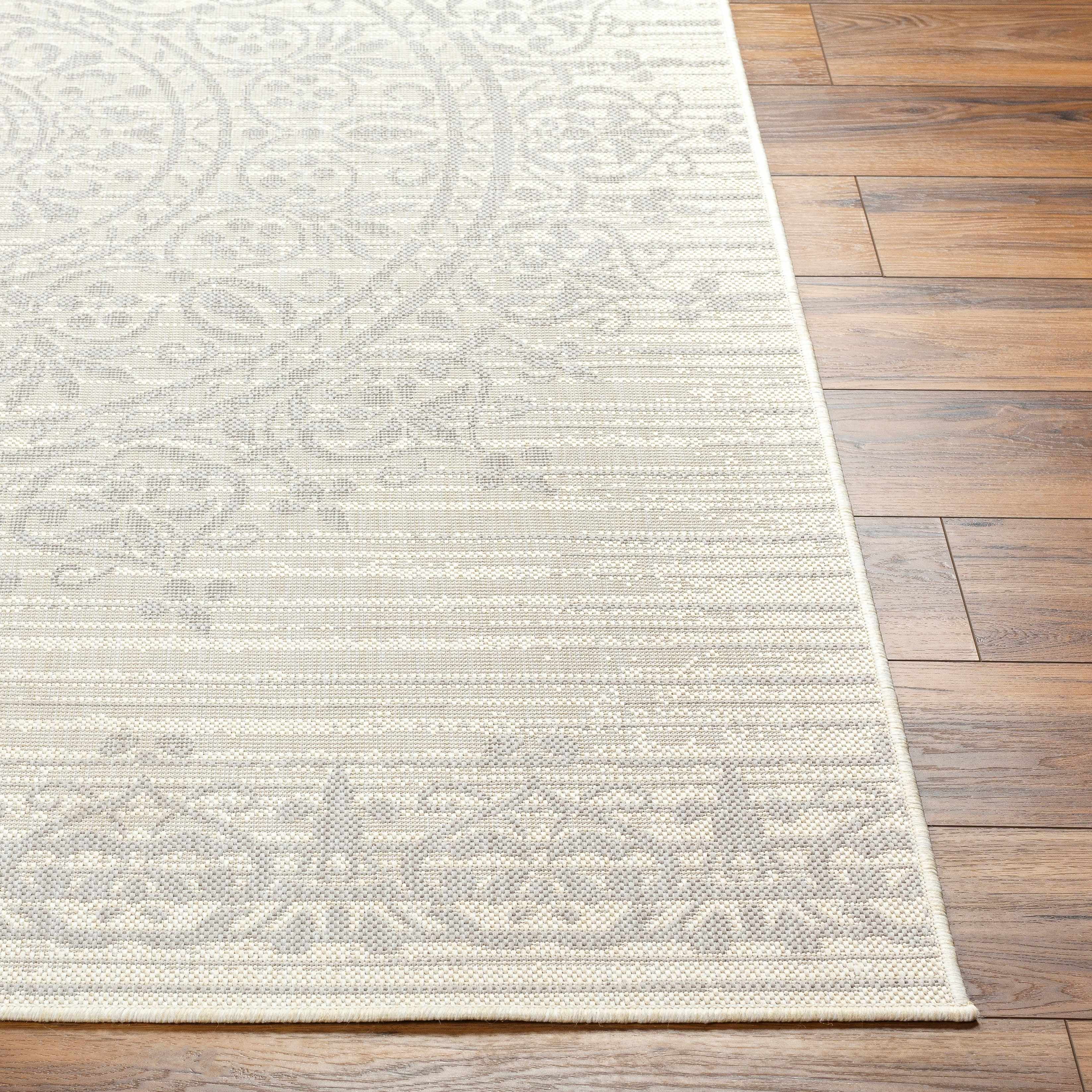 Boutique Rugs Honza Traditional Area Rug - Outdoor Safe - Bone, Dark ...