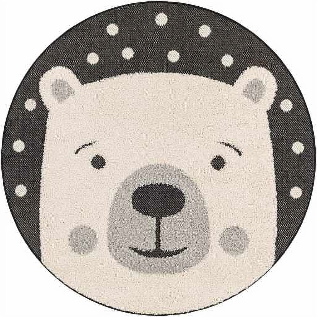 Boutique Rugs Kids Collection Aleda Bear Animal Design Area Rug for ...