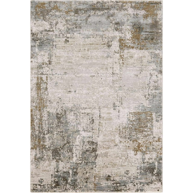Boutique Rugs Kress Contemporary Area Rug - Medium Gray, Charcoal ...