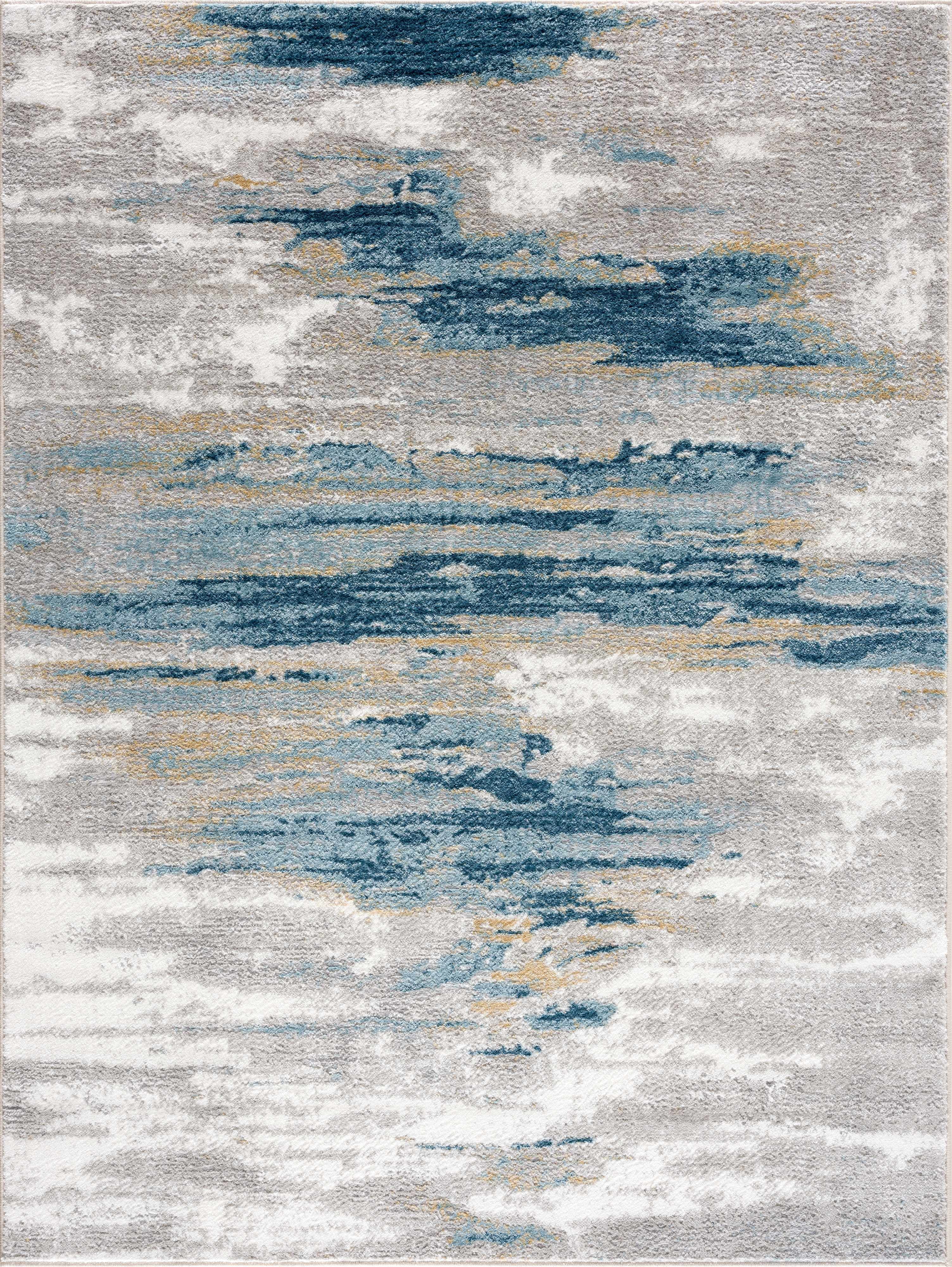BoutiqueRugs Liverpool Contemporary Medium Pile Marble Area Area Rug ...