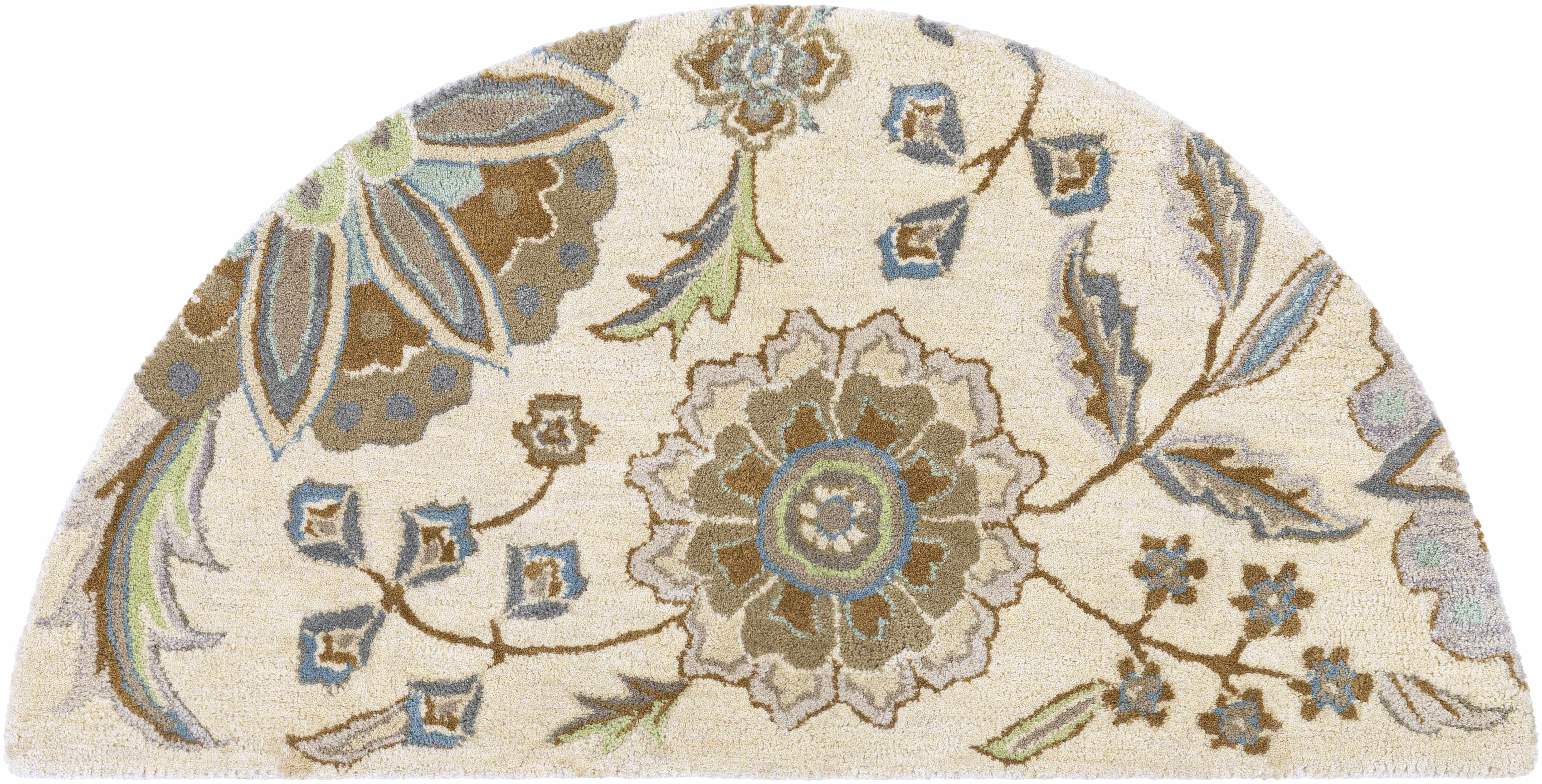BoutiqueRugs Mack Boho Hand Tufted Wool Natural Fiber Soft Area Rug ...