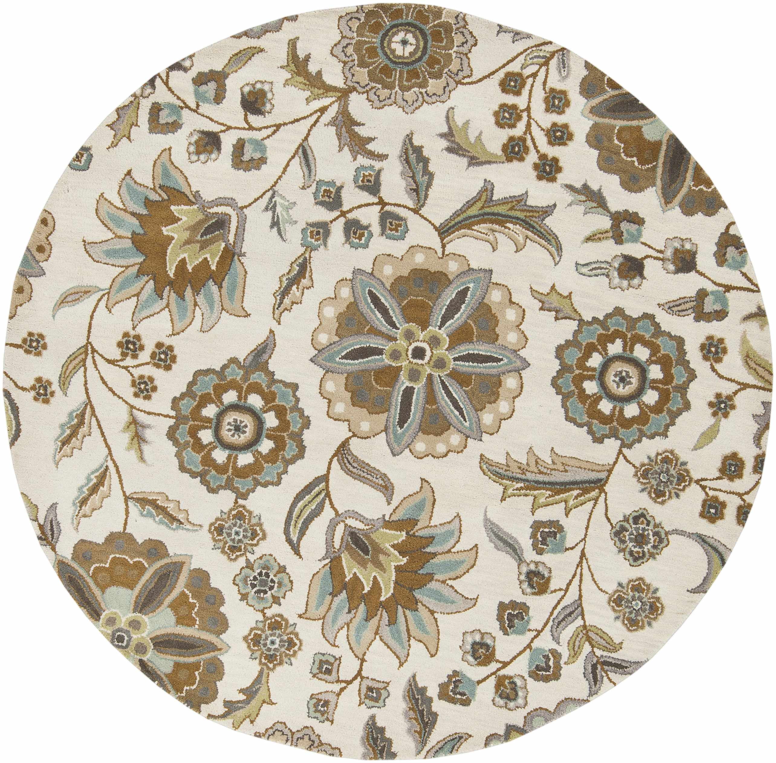 BoutiqueRugs Mack Boho Hand Tufted Wool Natural Fiber Soft Area Rug ...