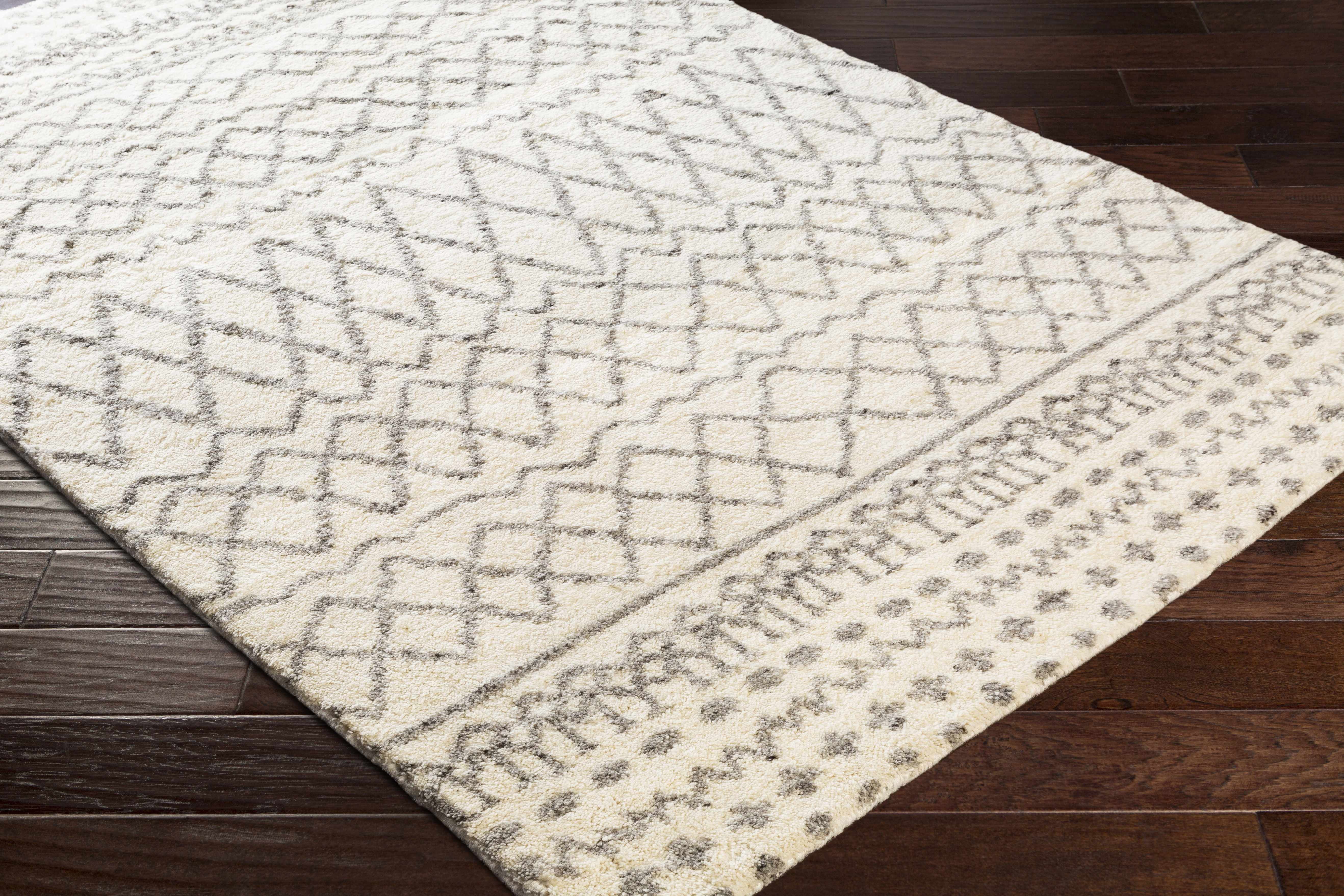 BoutiqueRugs Manquin Bohemian/Global Area Rug - Ivory, Taupe - 2' x 3 ...