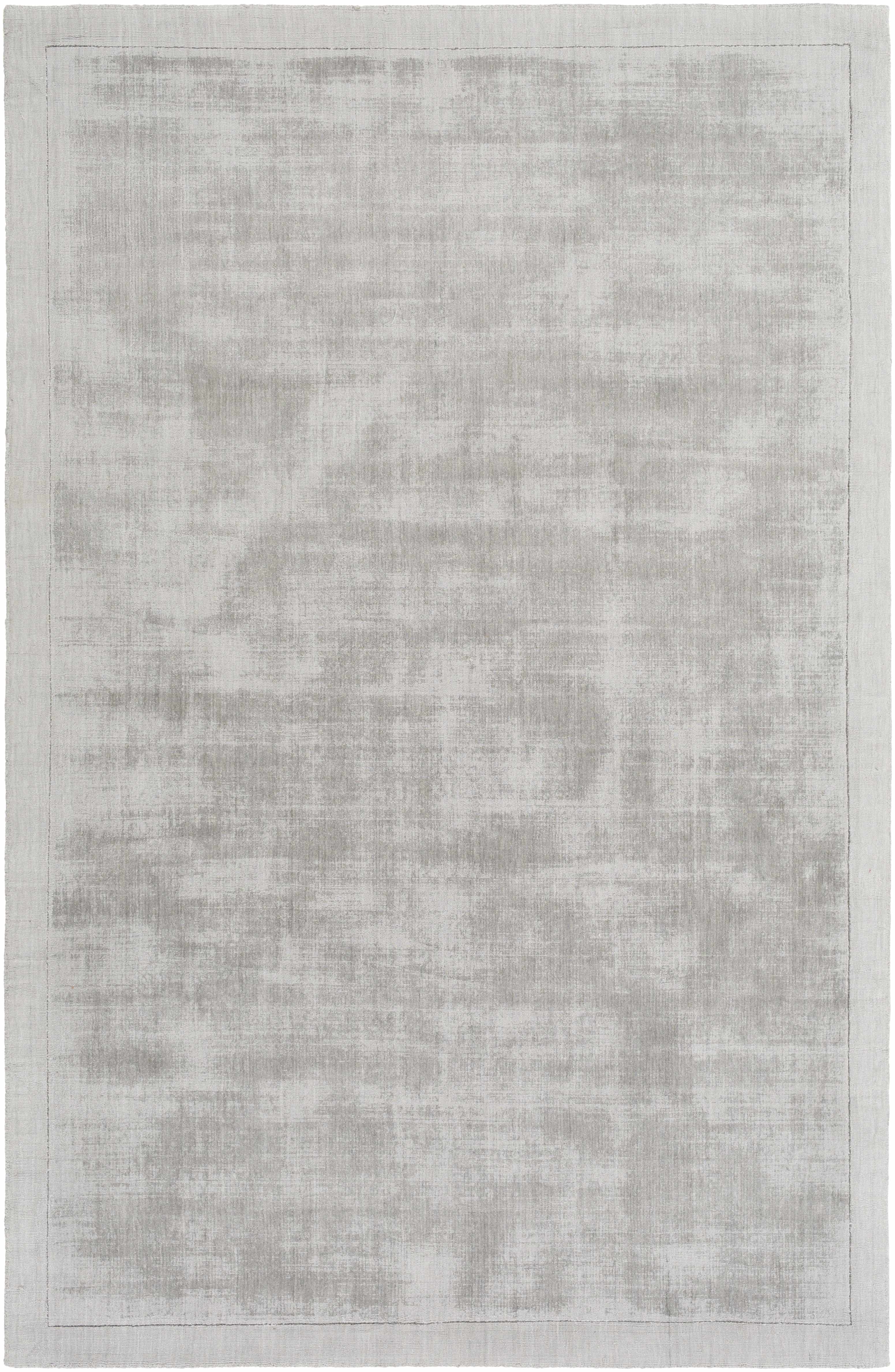 Boutique Rugs Niota Bordered Light Sage Viscose Area Rug - Light Gray ...