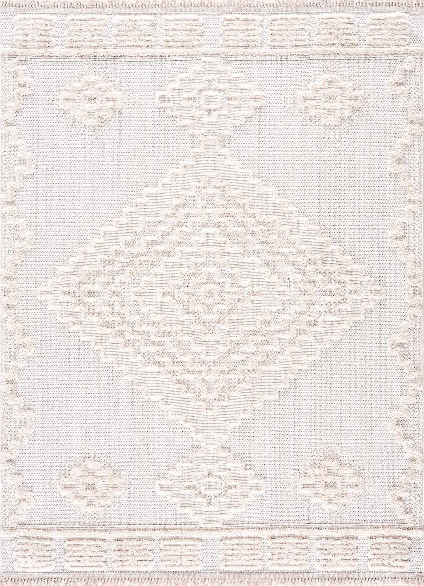 BoutiqueRugs Rosales Farmhouse High Low Textured Shag Area Rug - Boho ...