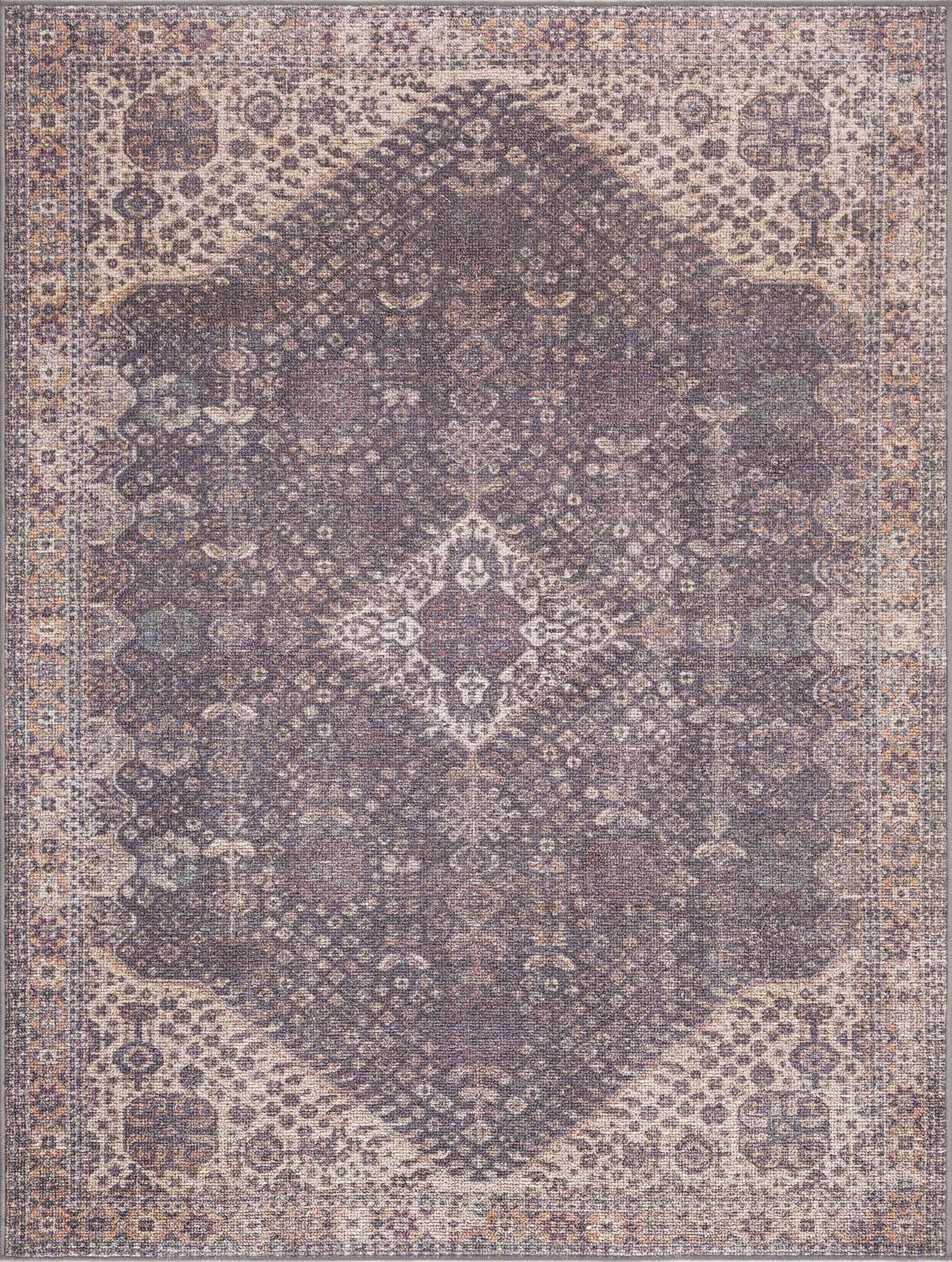 BoutiqueRugs Seok Bohemian Vintage Medallion Area Rug - Damask Floral ...