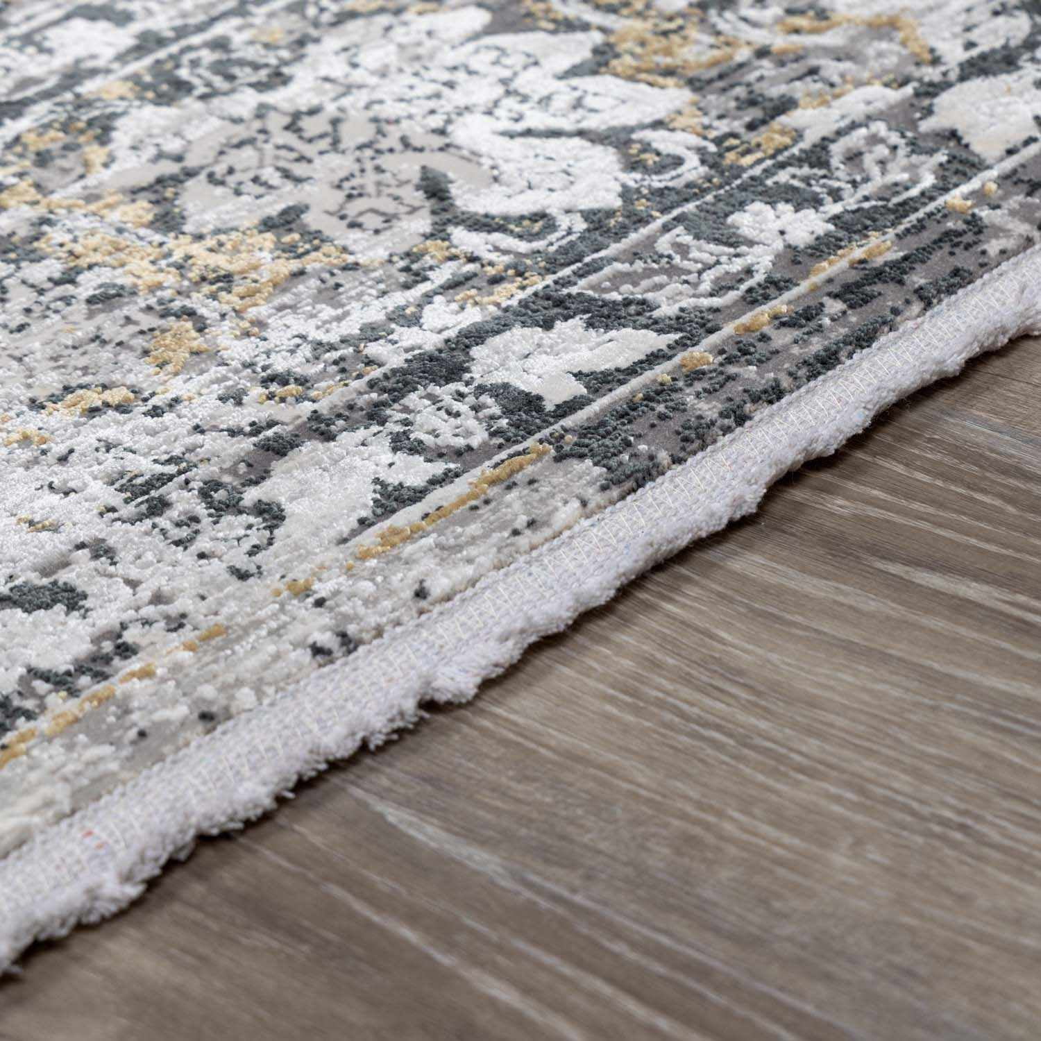 BoutiqueRugs Stambaugh Traditional Area Rug - Black, Gray, Charcoal - 9 ...