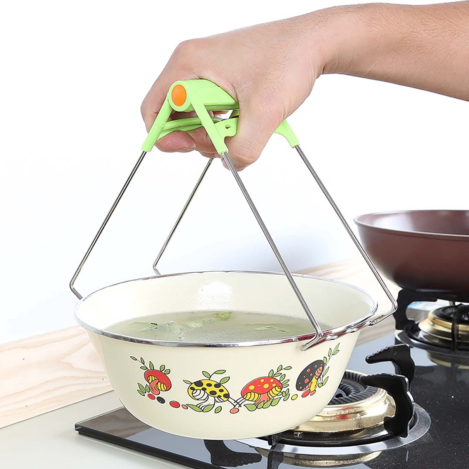 BoutiqueClearance Kitchen Fork Anti Scald Clamp to Take The Bowl The ...