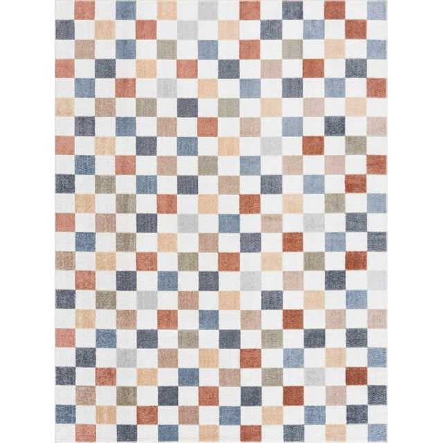 BoutiqueRugs Alia Colorful Modern Checkered Area Rug - Contemporary ...