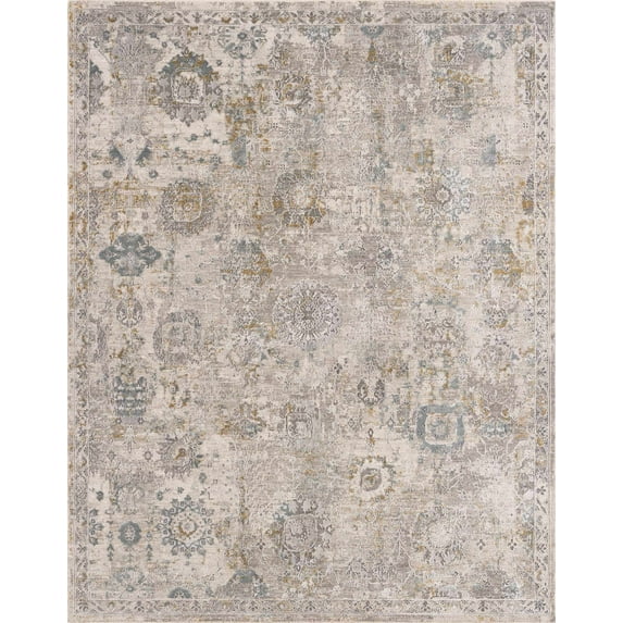 BoutiqueRugs Alroy Traditional Area Rug - Natural Gray, Nutmeg, Neutral ...
