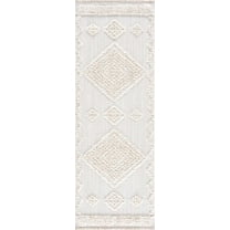 Hauteloom Amaga Moroccan Farmhouse Hallway Entryway Runner Rug - High ...