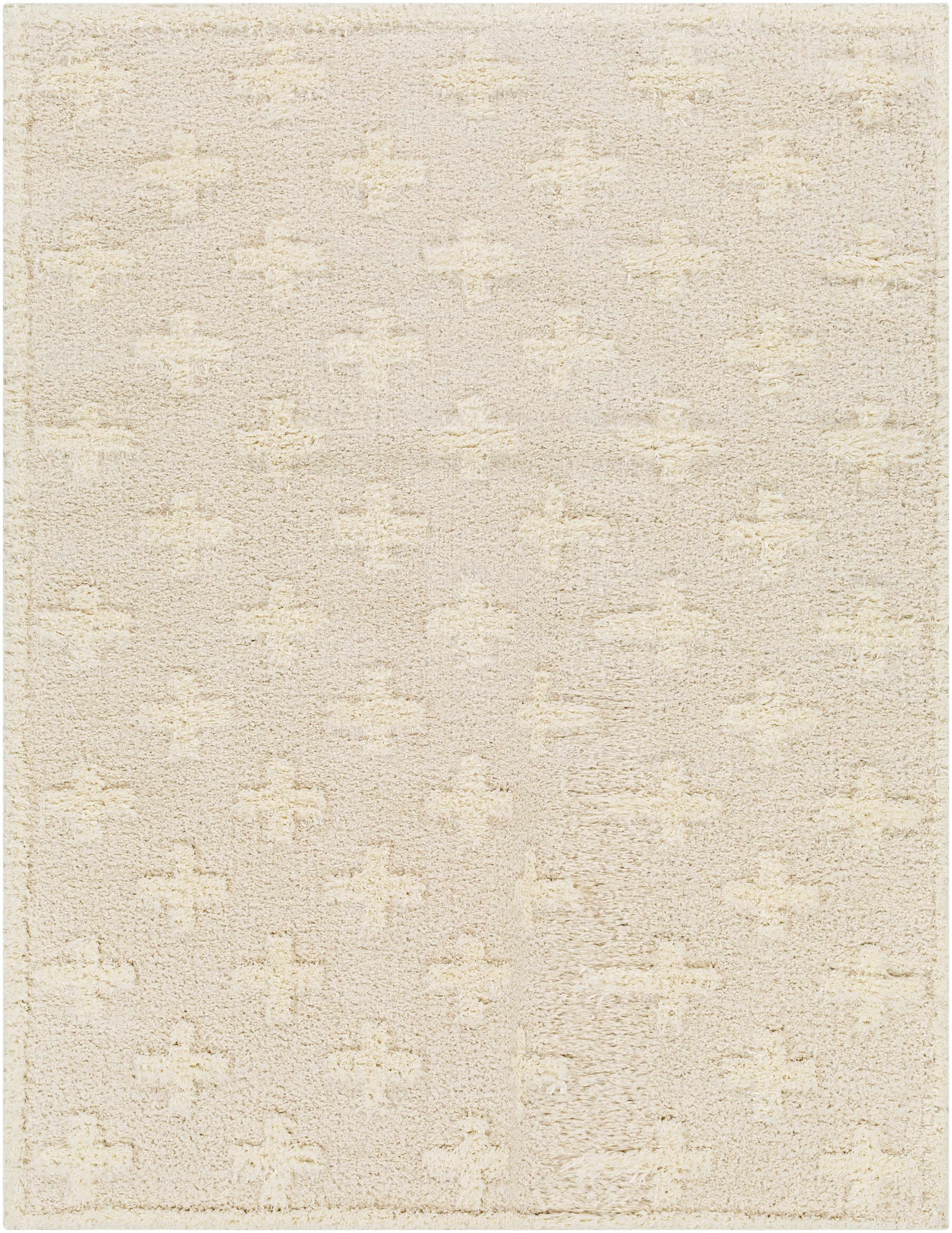 BoutiqueRugs Satu Cream Swiss Cross Area Rug - Beige, Gray, Medium ...
