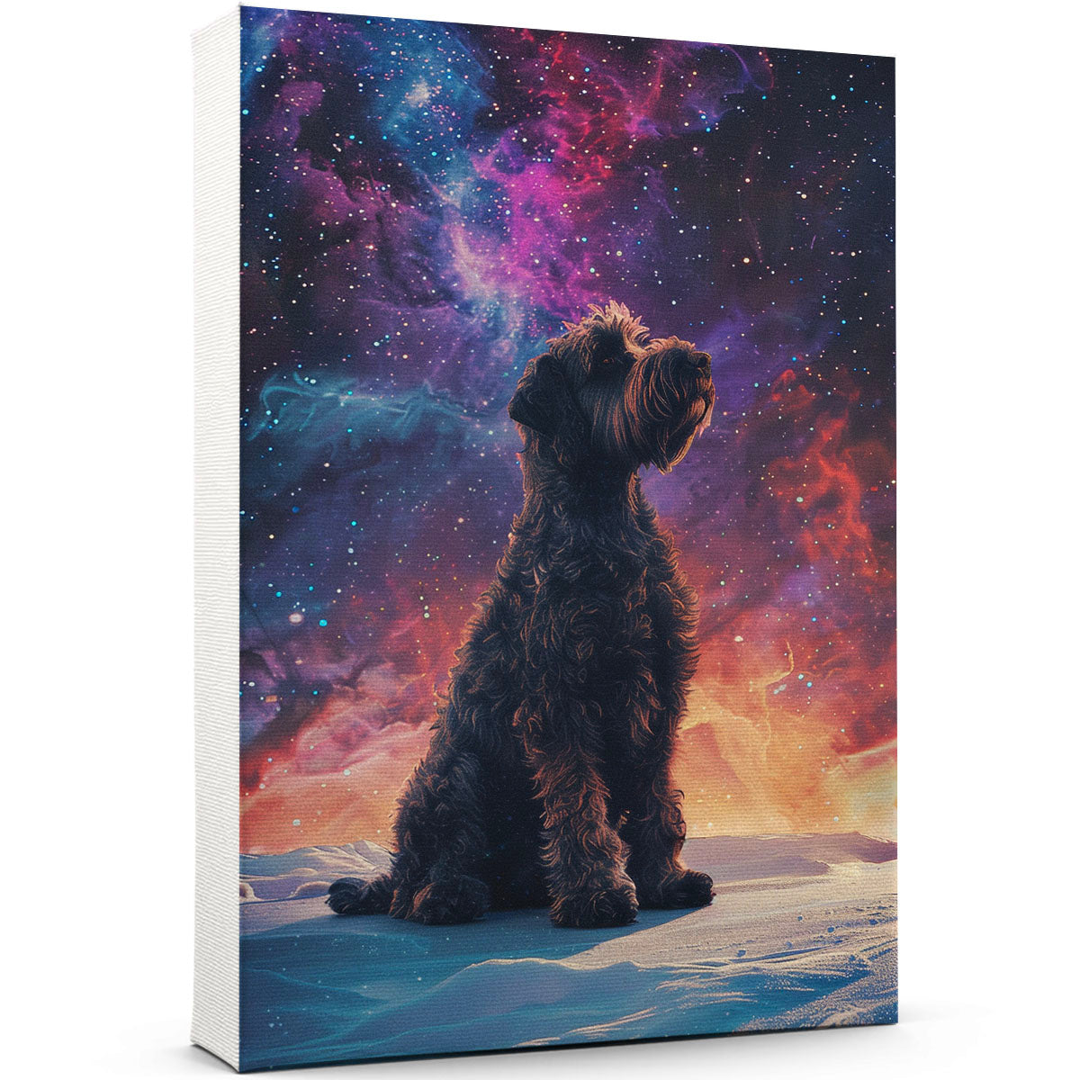 Bouvierdes Flandres Dog Art Starry Night-Inspired - Contemporary ...