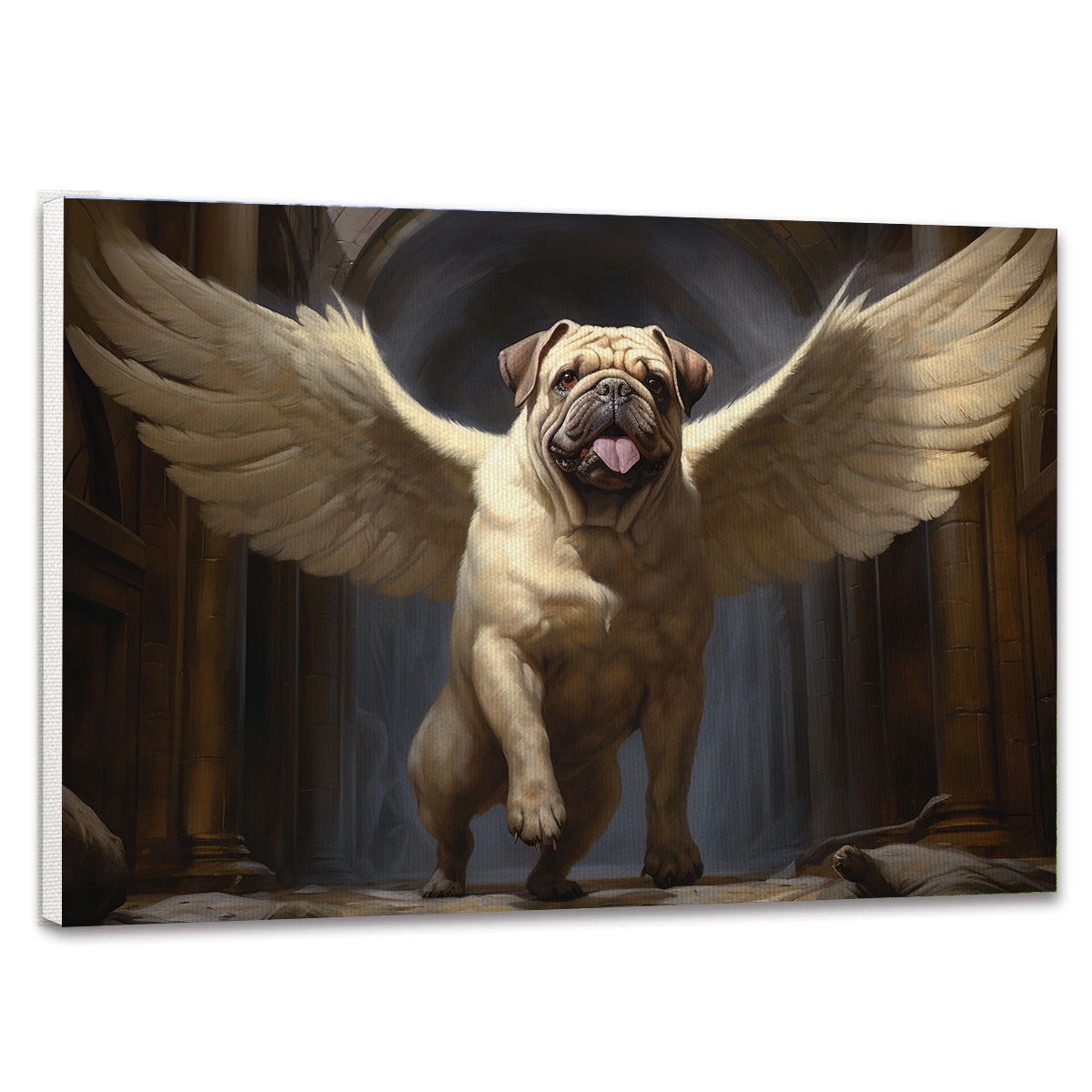 Bouvierdes Flandres Dog Memorial Gifts - Waiting At The Door Canvas ...