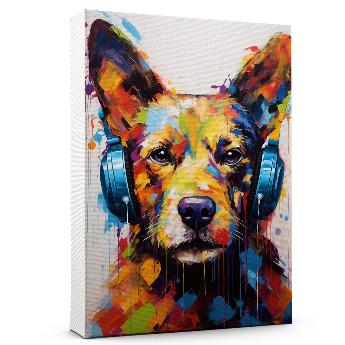 Bouvierdes Flandres Dog Poster Canvas Wall Art for Home/Bedroom/Living ...