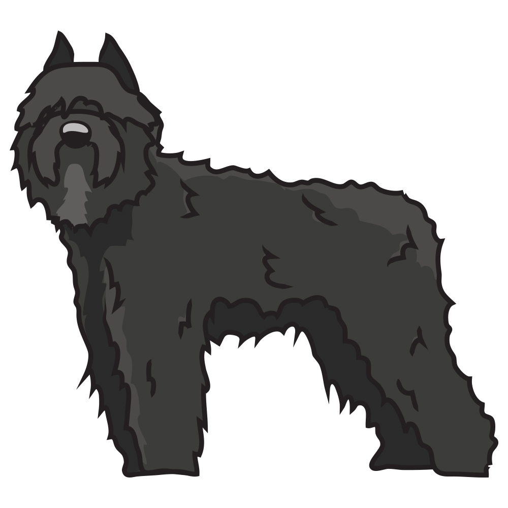 Bouviers Des Flandres Decal | Indoor/Outdoor | Dog Lover Super Cute ...
