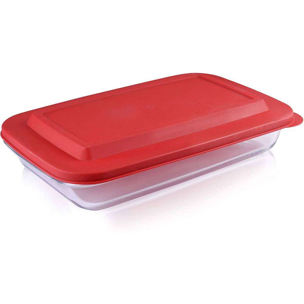 Bovado USA Glass Oven Baking Dish 7" x 12" Inch 2.3 Qt Capacity with ...