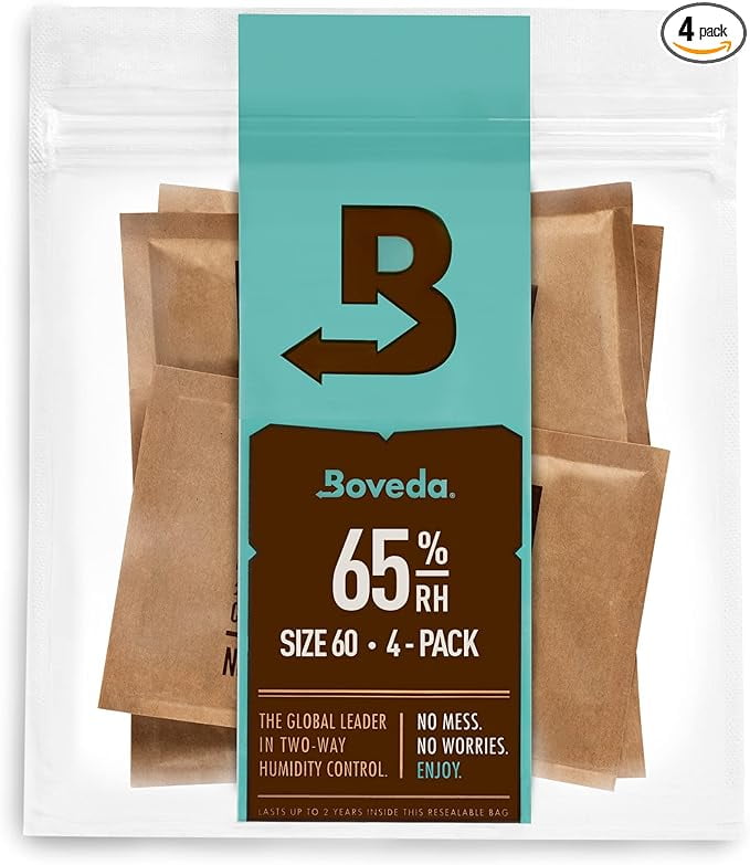 Boveda 65% Two-Way Humidity Control Packs For Aging & Long-Term Storage ...
