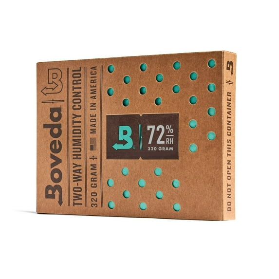 Boveda 72% Humidity Control Pack for Large Humidor Cigars, Size 320 ...