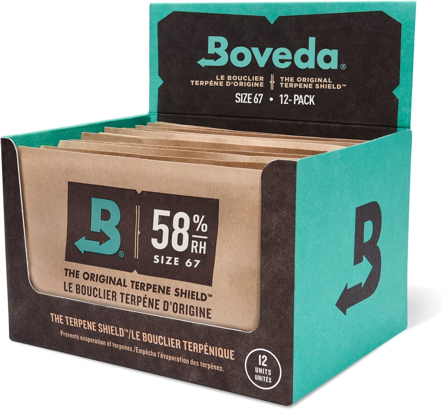 Boveda 72% Two-Way Humidity Control Packs For Wood Humidifier Boxes ...