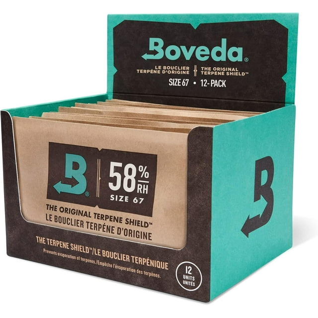 Boveda 72% Two-Way Humidity Control Packs For Wood Humidifier Boxes ...
