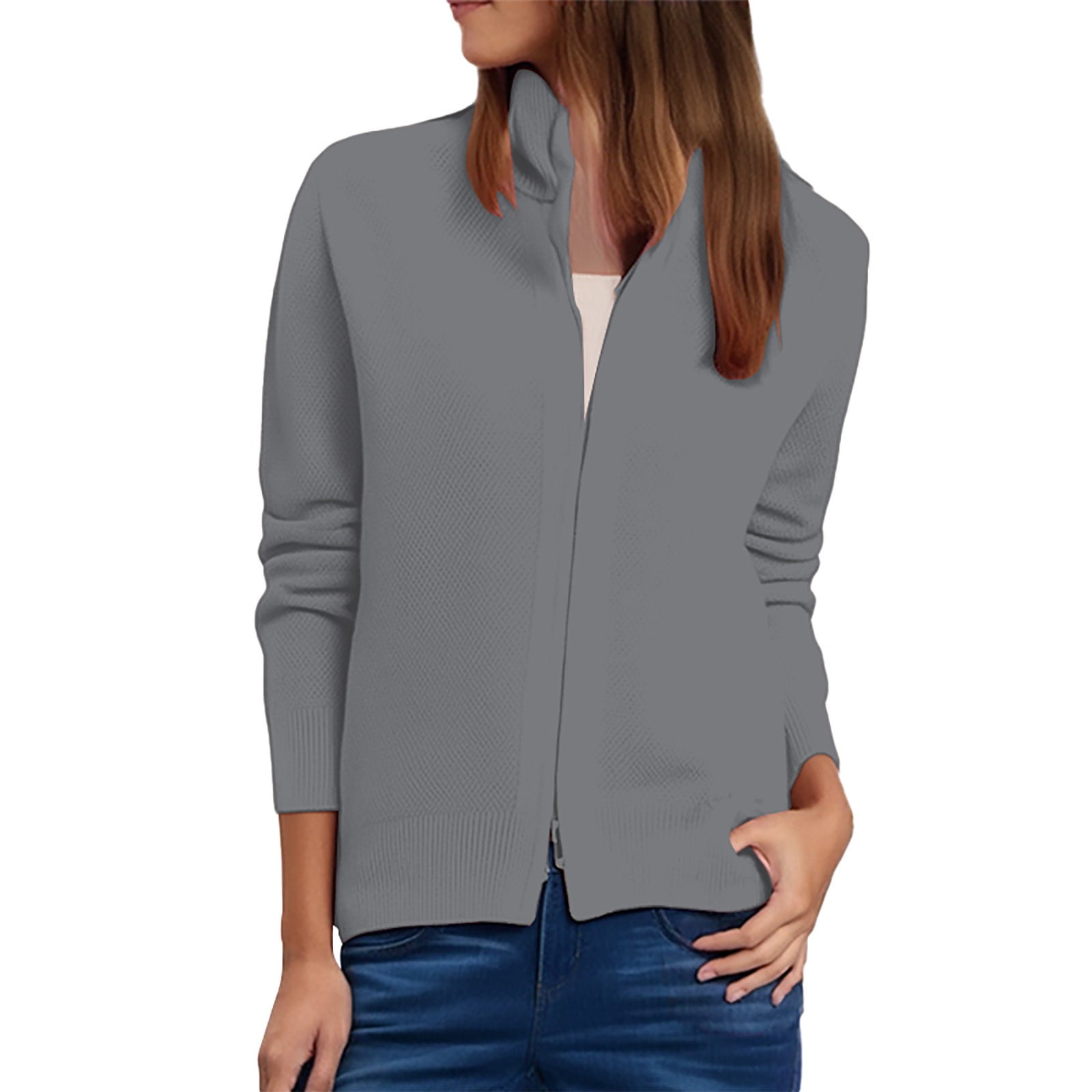 Bovemsi Cardigan Sweaters for Women Ladies' Casual Fashionable And Back ...