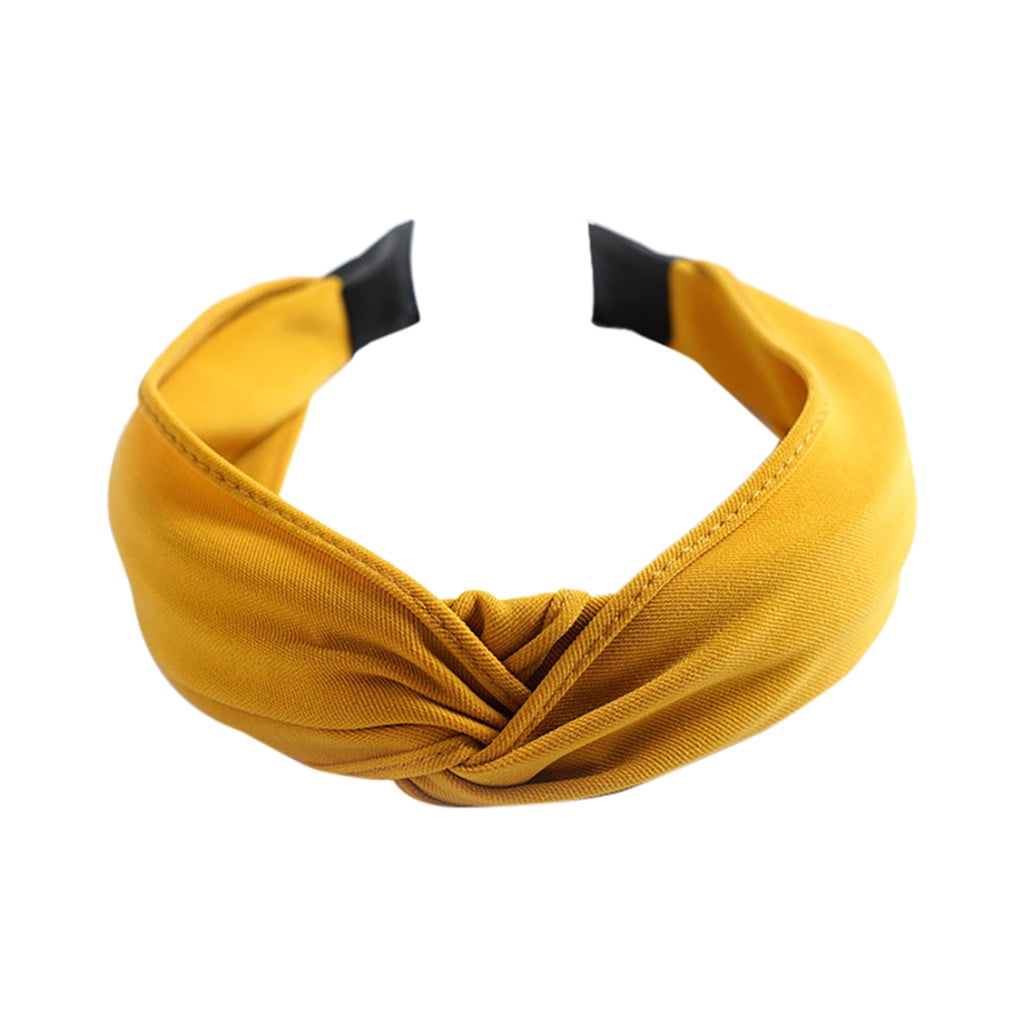 Bovemsi Headbands for Women Headband Pure Color Hairband Bow Tie Velvet ...