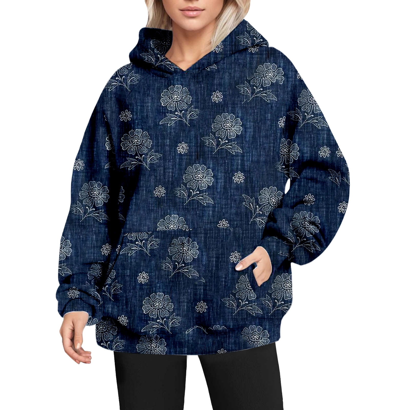 Bovemsi Sweatshirt for Women Fashion Spring Summer Casual Long Sleeve ...