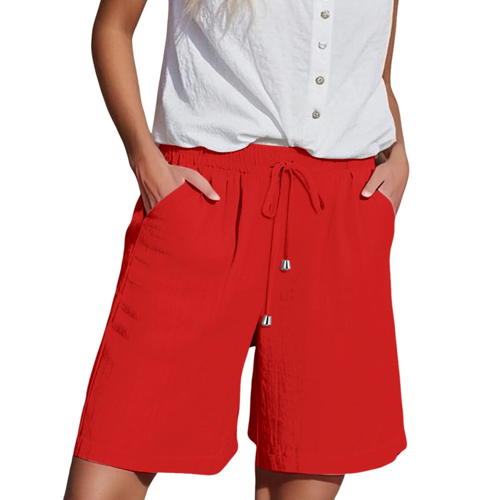 Bovemsi Thigh Society Cooling Shorts for Women Casual Solid Side ...