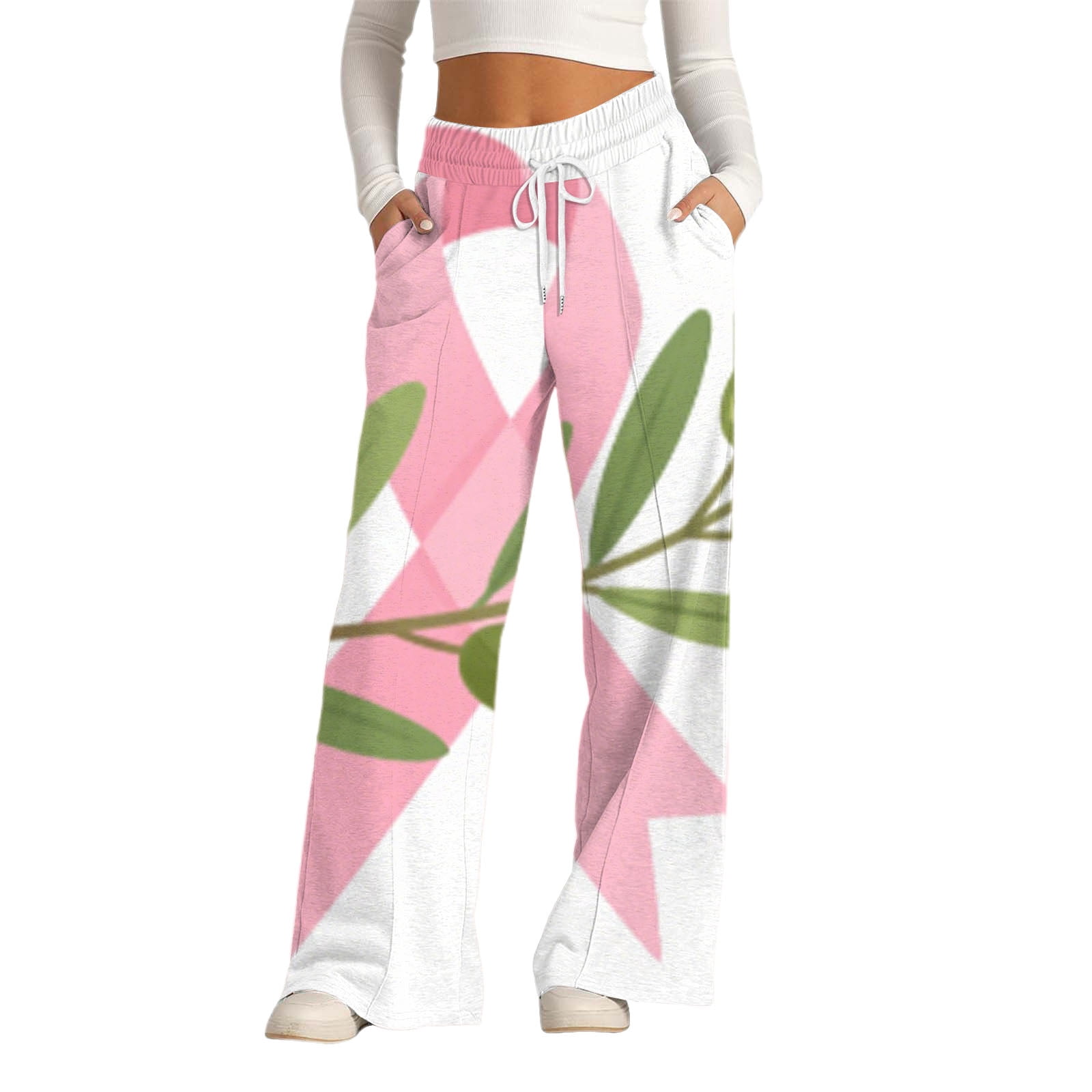 Bovemsi Wide Leg Pants Woman Wear The Cause Boldly: Breast Cancer ...