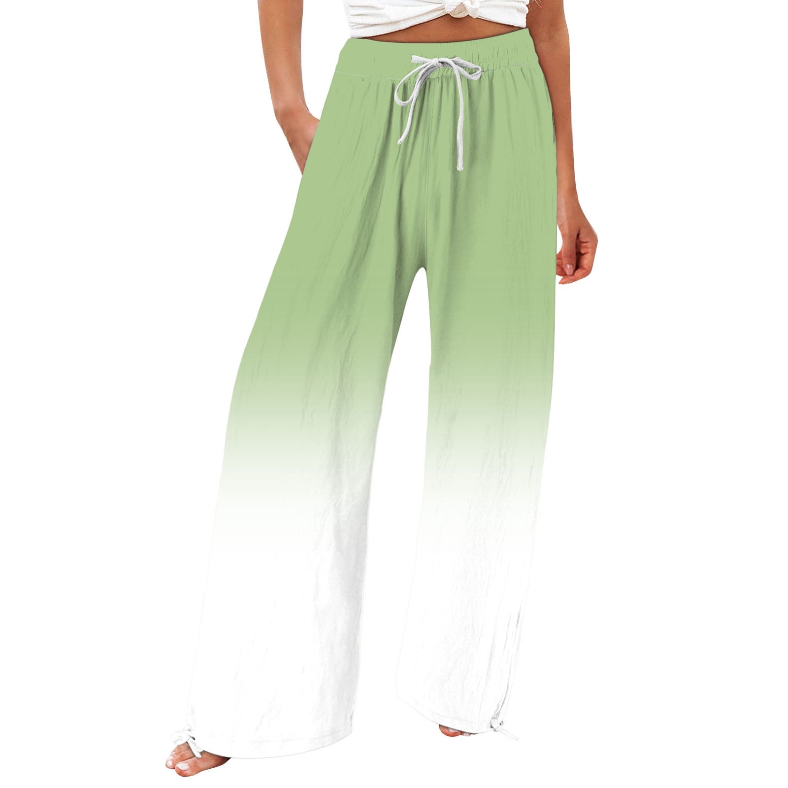 Bovemsi Wide Leg Pants Woman Women's And Fashionable Geometric Texture ...