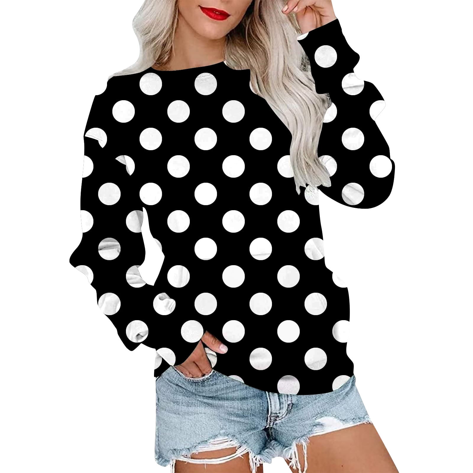 Bovemsi Womens Sweatshirts Women's Fashion Spring Autumn Casual Long ...