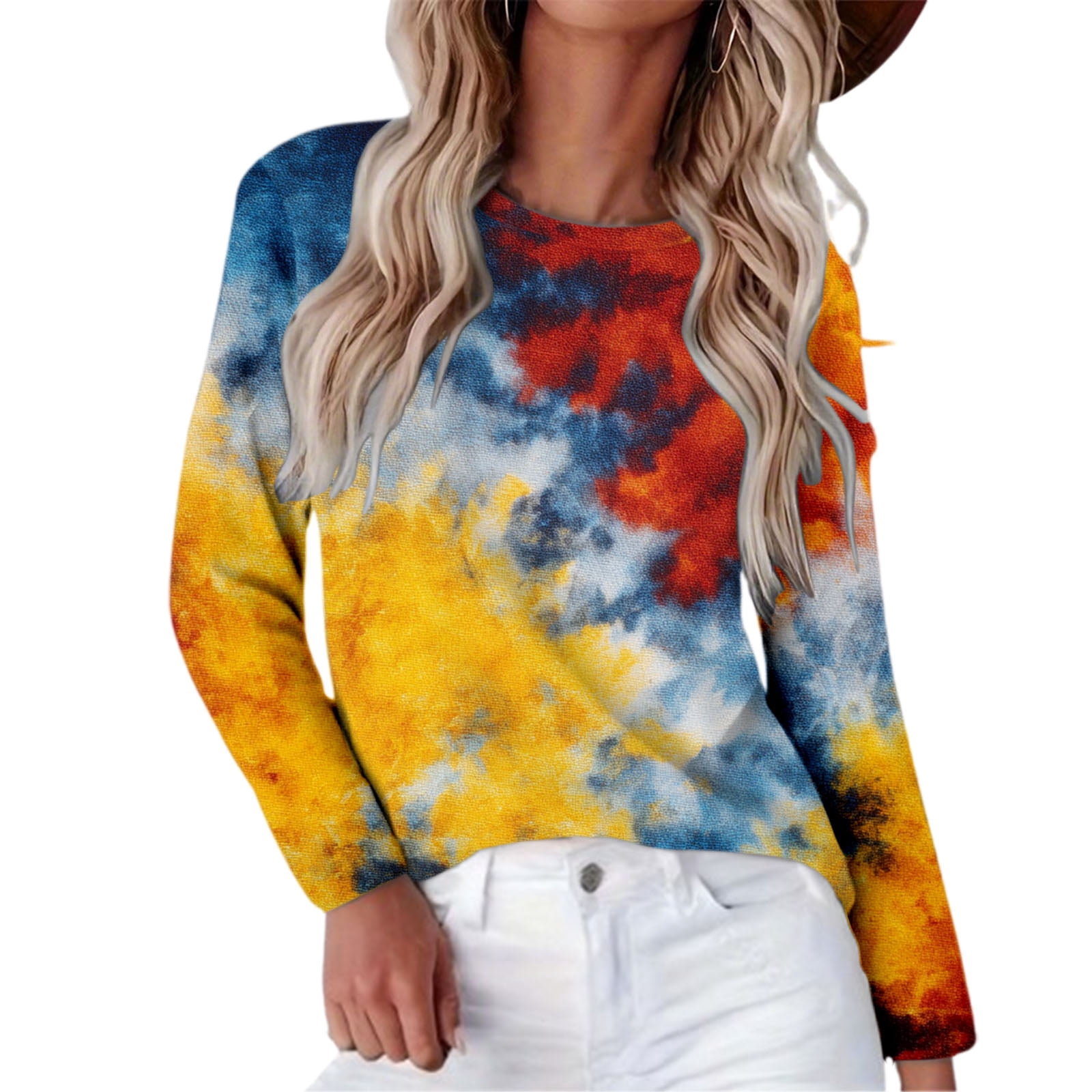 Bovemsi Womens Sweatshirts Women's Fashion Spring Summer Casual Long ...