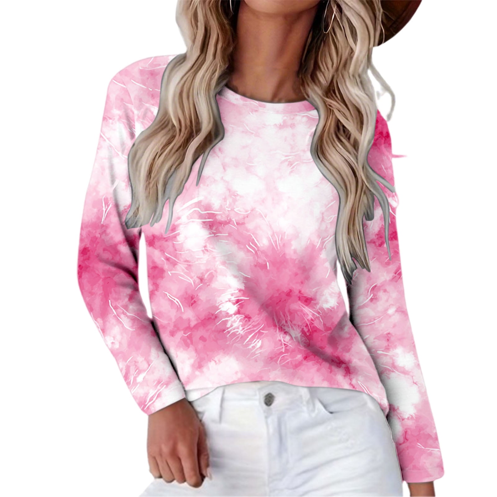 Bovemsi Womens Sweatshirts Women's Fashion Spring Summer Casual Long ...