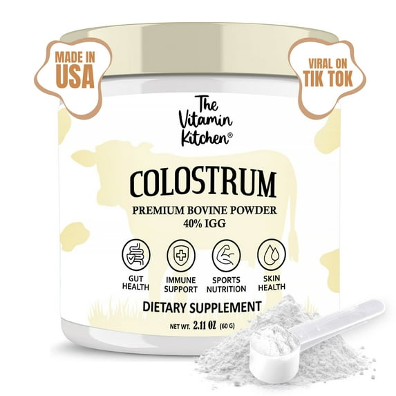 Advanced Bovine Colostrum Superfood Powder, 40% IgG, Gut & Immune ...