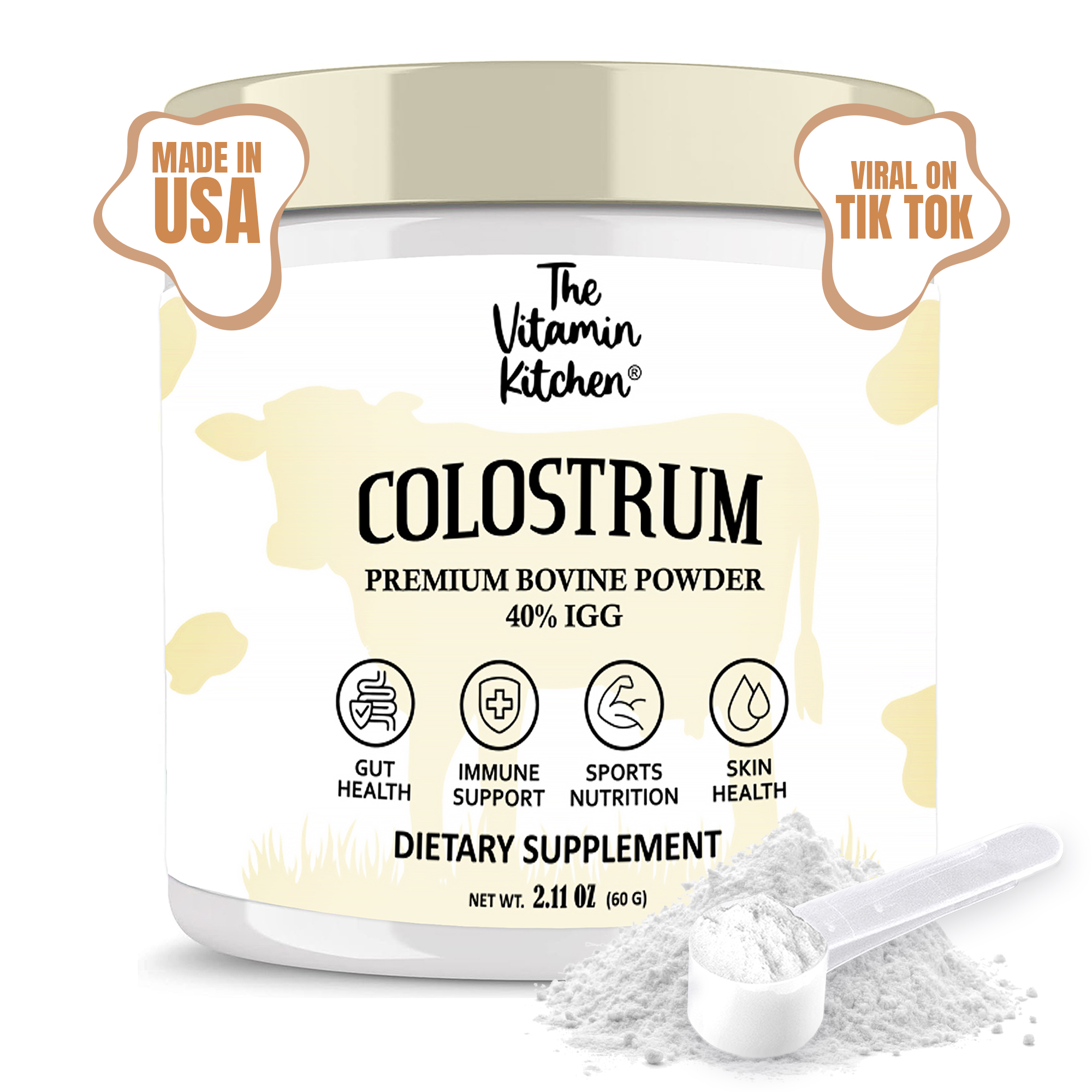 Bovine Colostrum Capsules with Immunoglobulin G - Transfer Factor ...