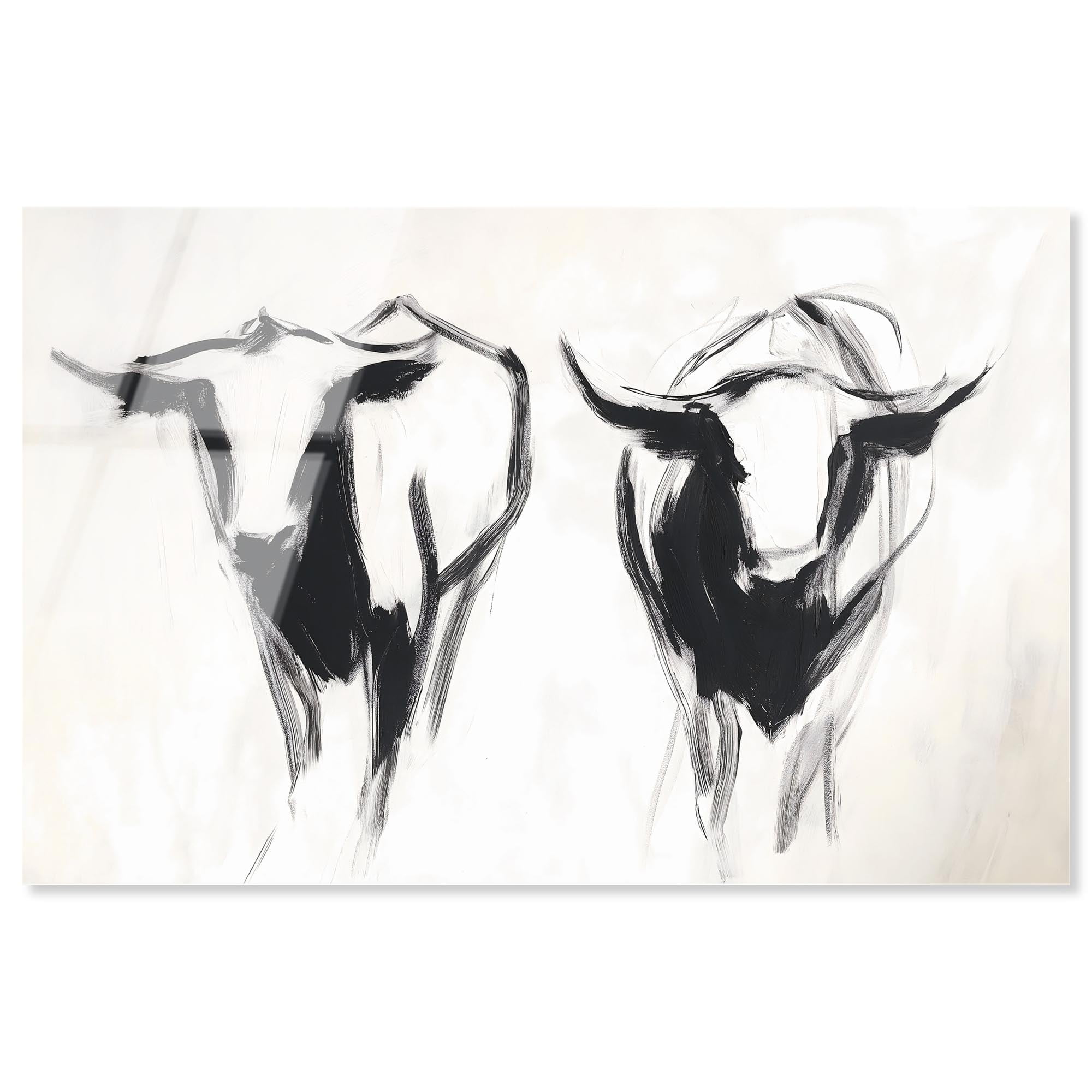 Bovine I Acrylic Farm Animals Art by Art Remedy, Ready to Hang, 24 x 16 ...