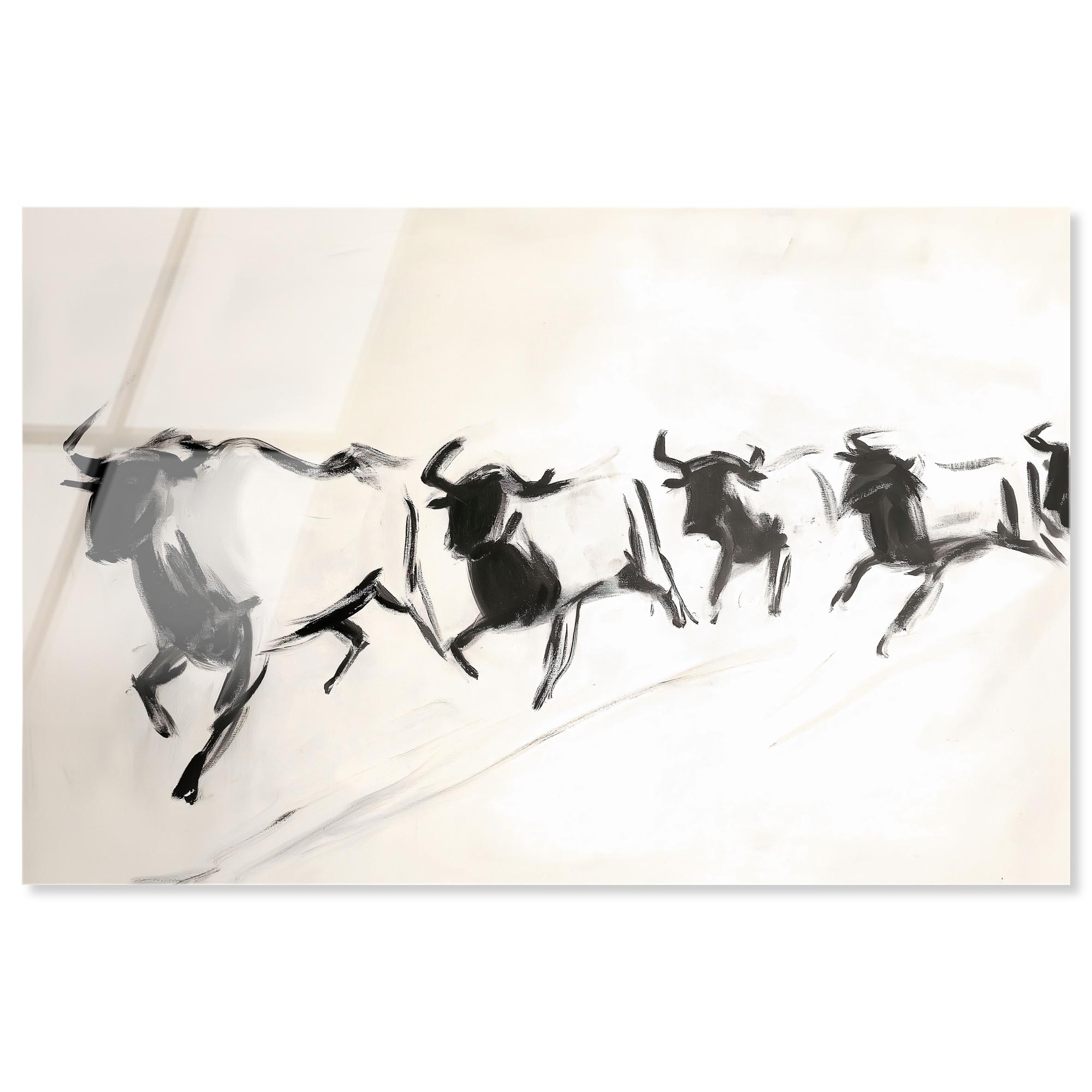 Bovine II Acrylic Farm Animals Art by Art Remedy, Ready to Hang, 54 x ...