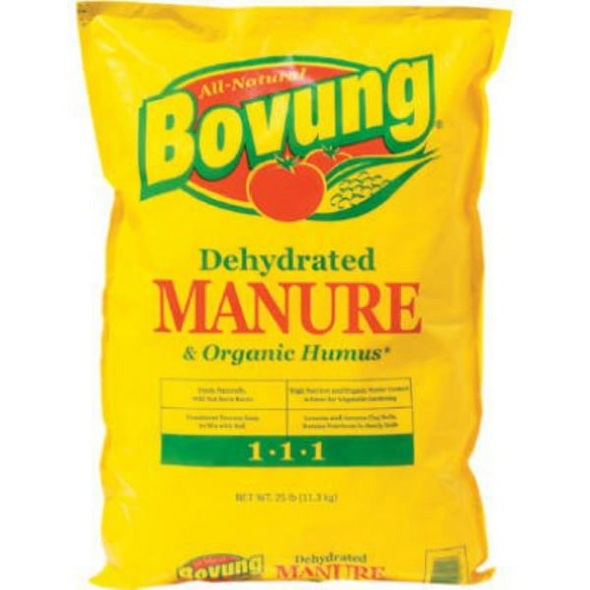 Bovung¬Æ Dehydrated Manure & Organic Humus for Lawns and Vegetables, 25 ...