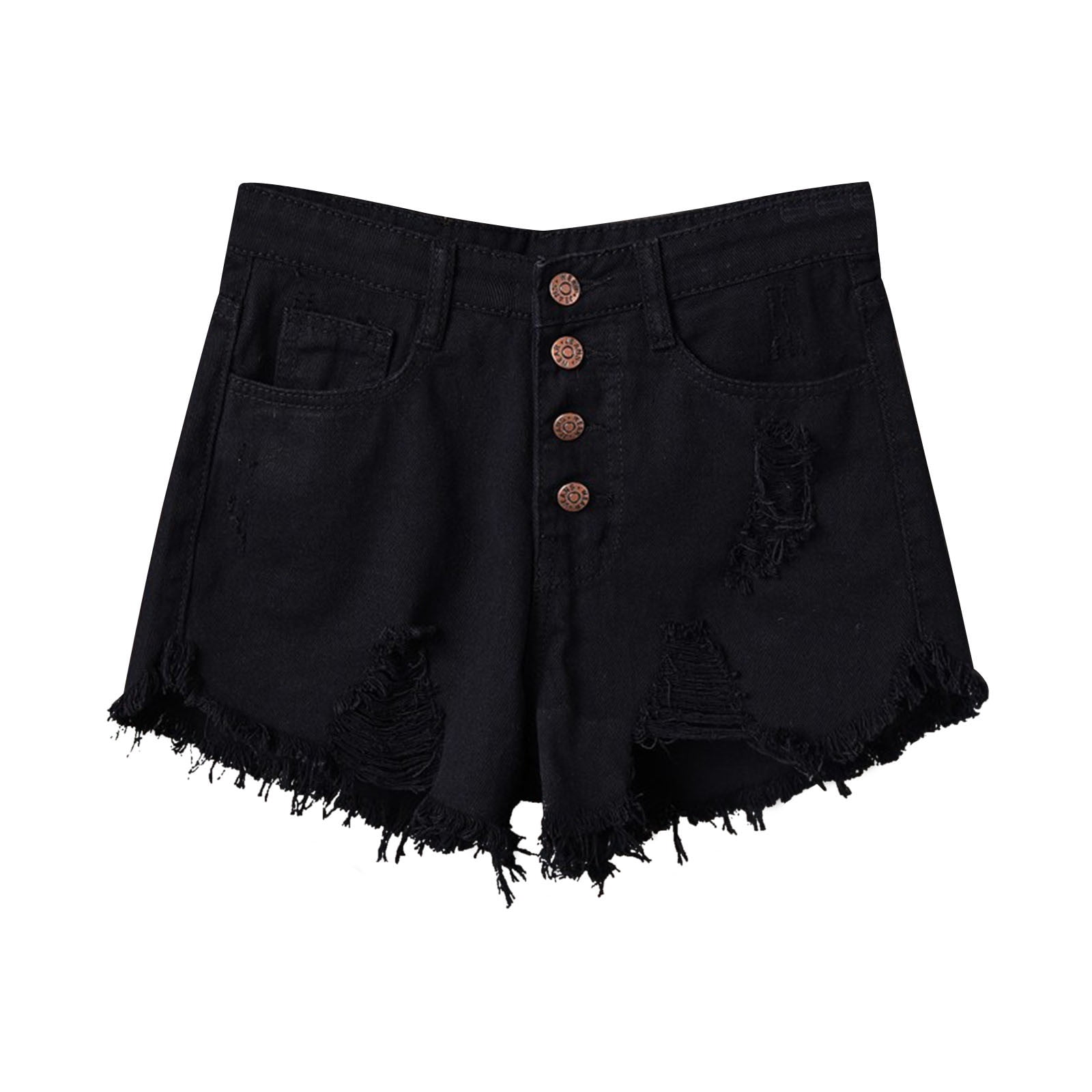 Bovxnpu Denim Shorts for Women Distressed Jean Shorts Ripped Summer Hot ...