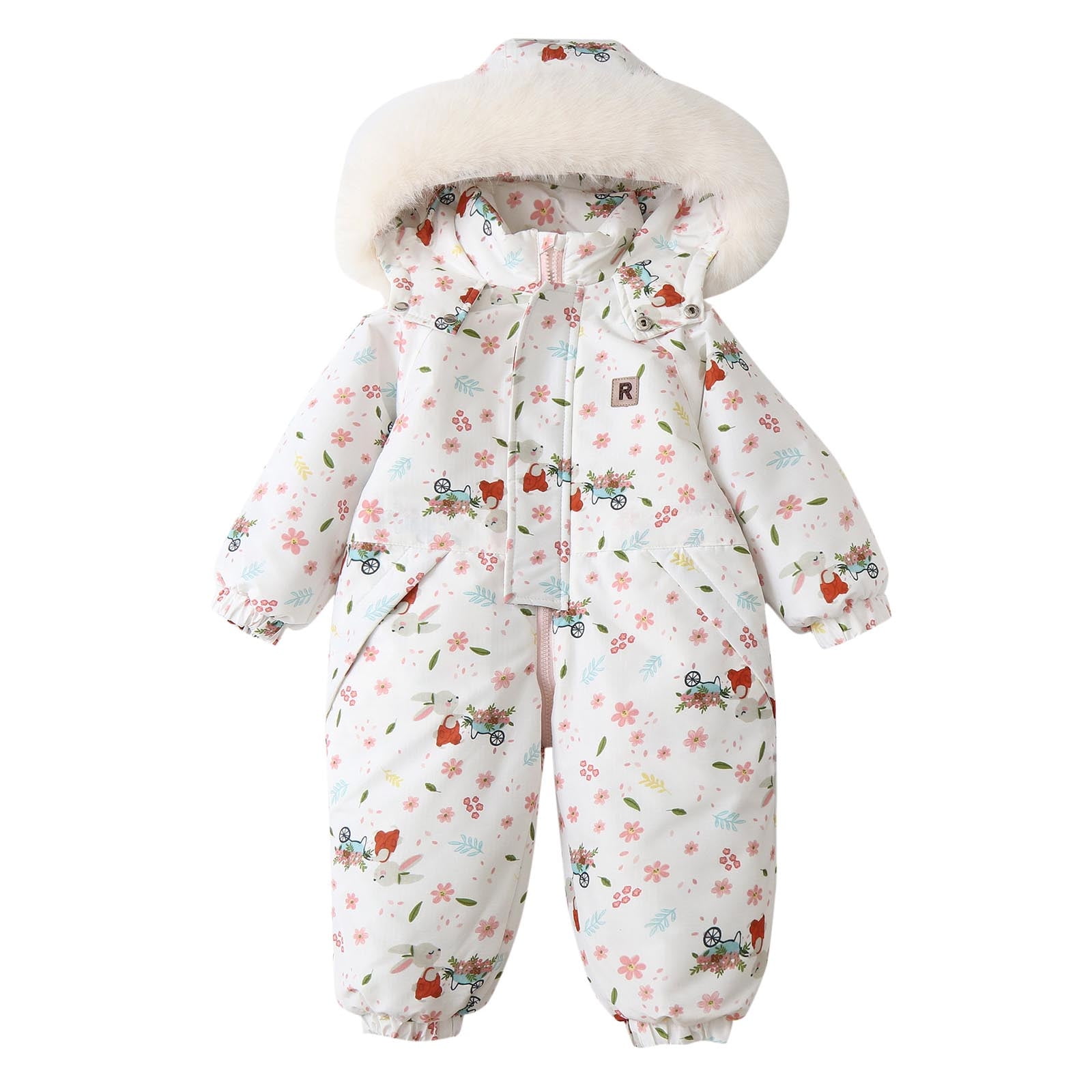 Bovxnpu Fall Winter Newborn Bodysuit, Infant Rompers, Children's Hooded ...