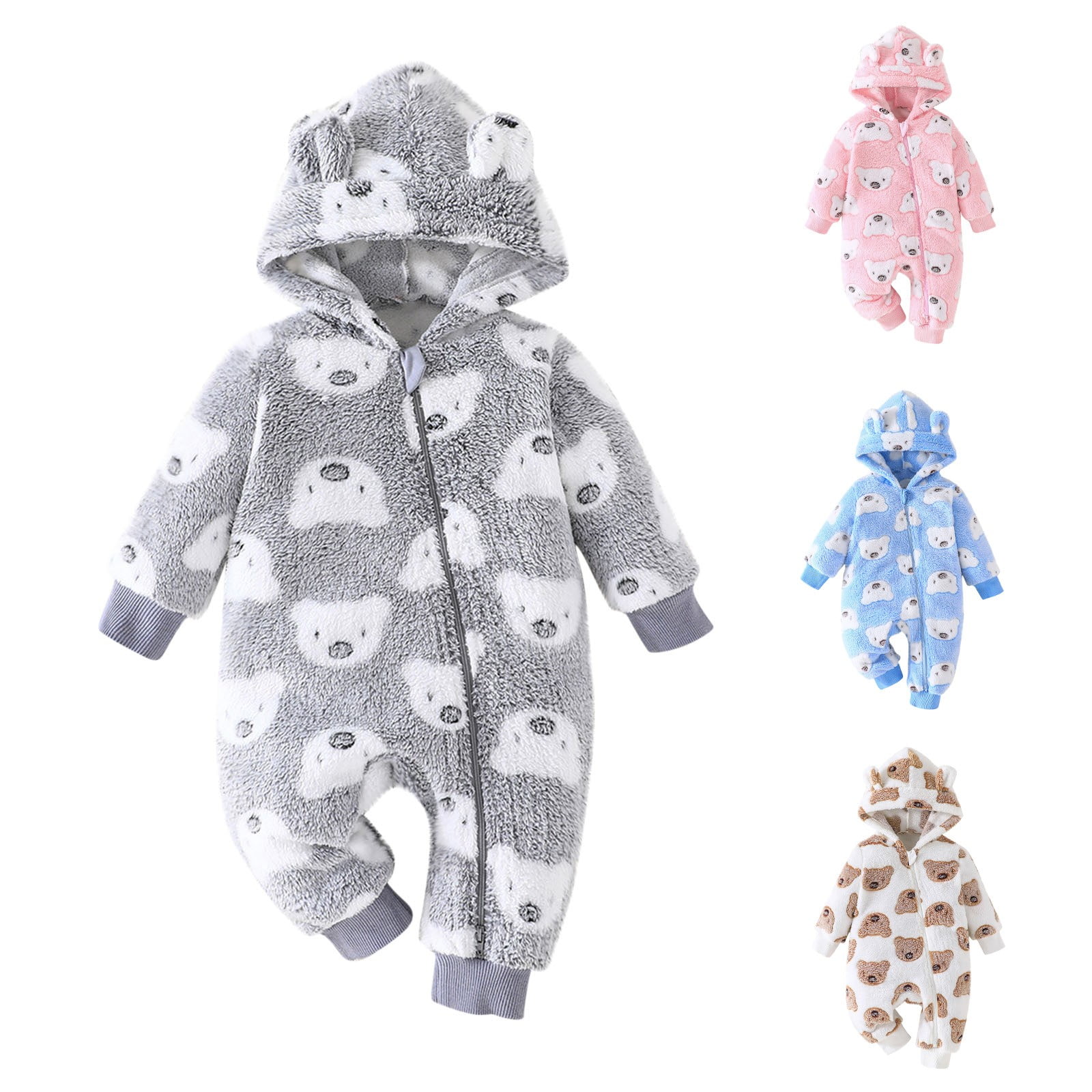 Bovxnpu Fall Winter Newborn Bodysuit, Infant Rompers, Crawling Clothes ...