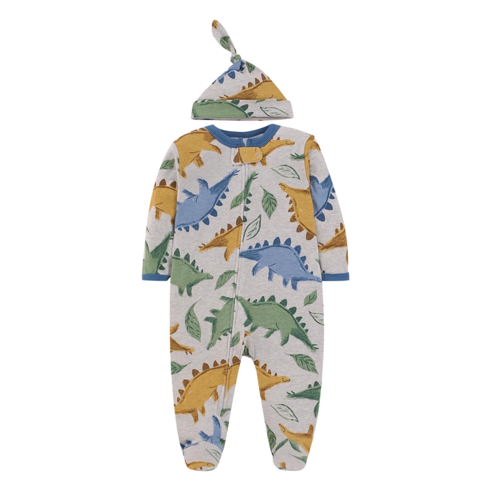 Bovxnpu Fall Winter Newborn Bodysuit, Infant Rompers Footed Pajamas ...