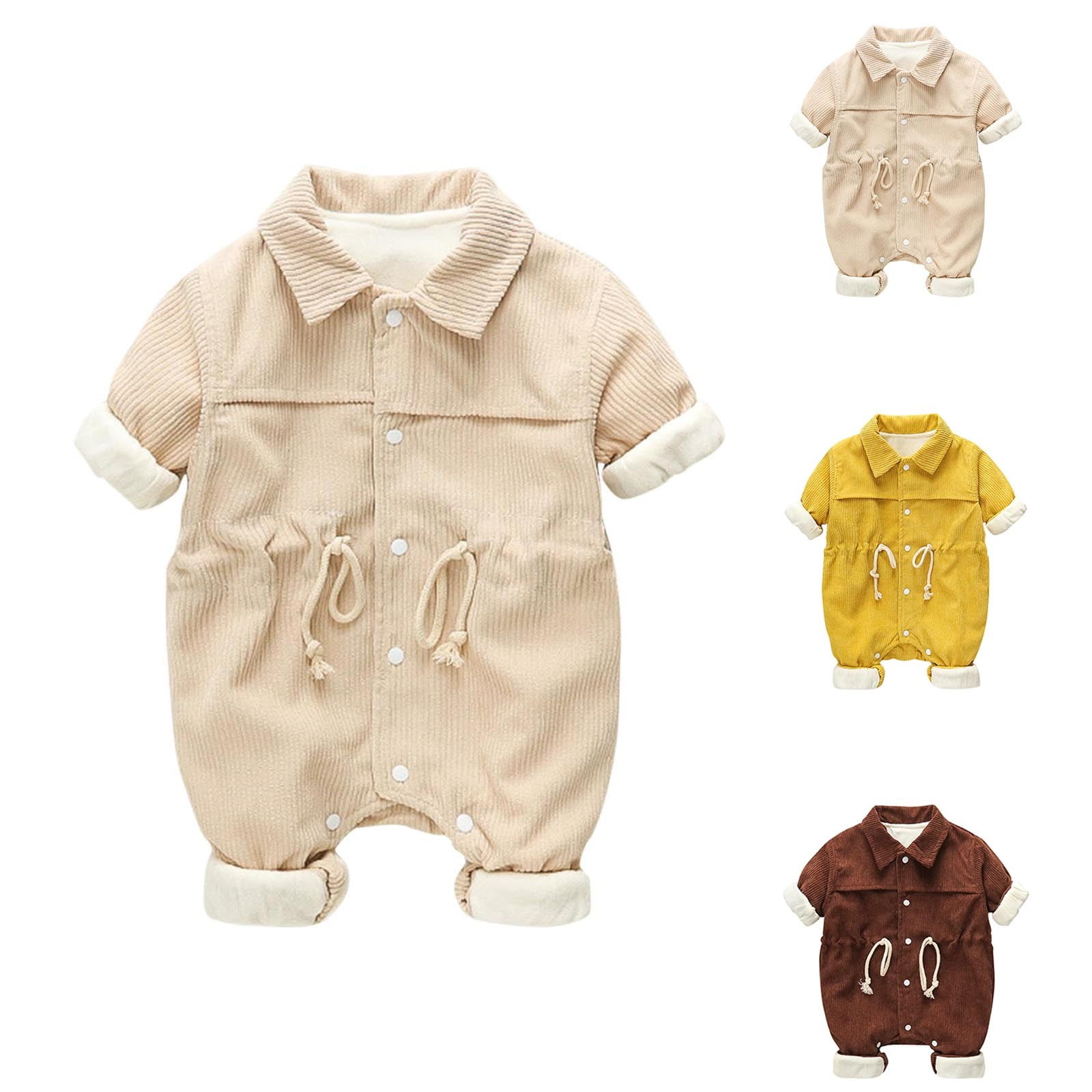 Bovxnpu Fall Winter Newborn Bodysuit, Infant Rompers, Toddler Girls ...
