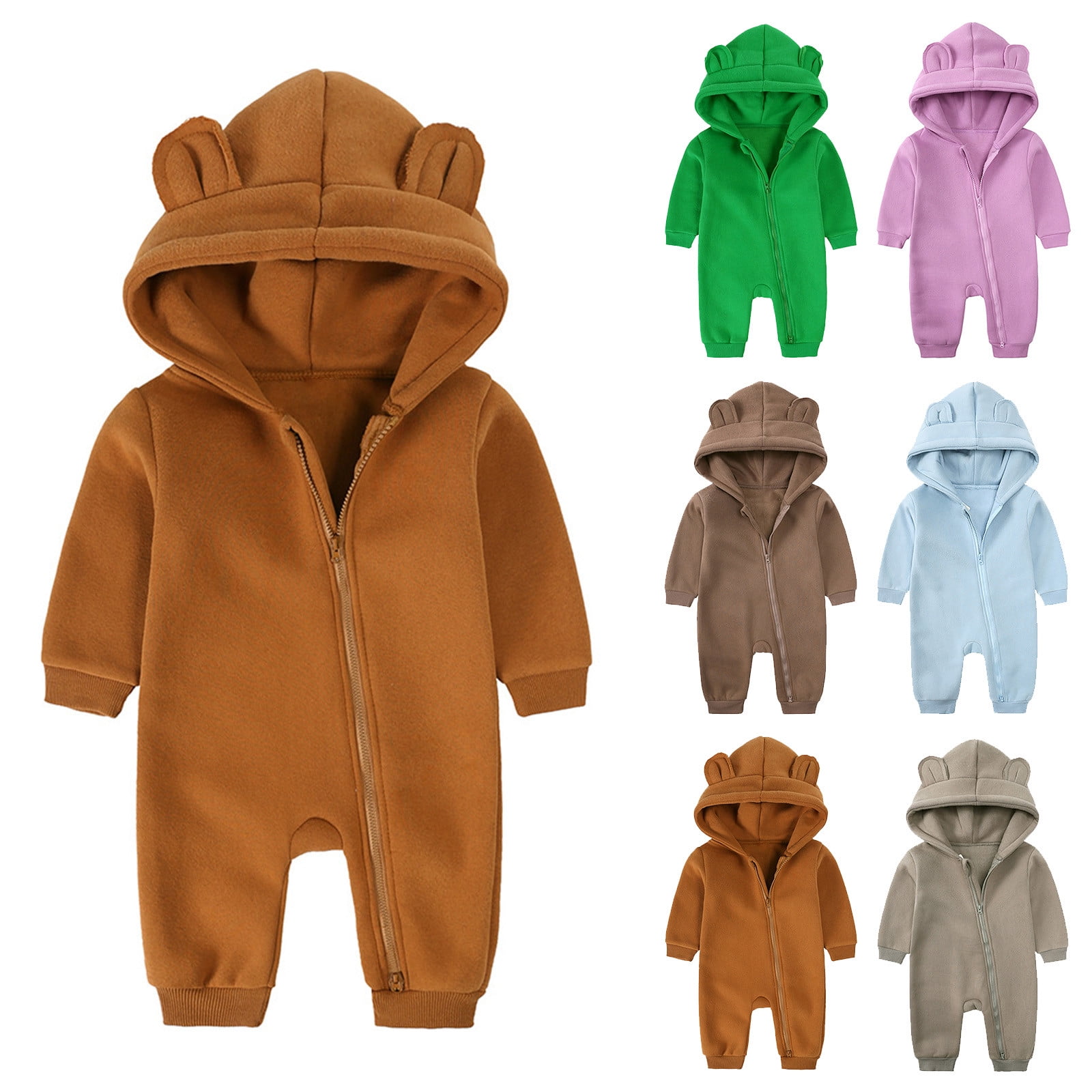 Bovxnpu Fall Winter Newborn Bodysuit, Infant Rompers, Toddler Kids Boys ...