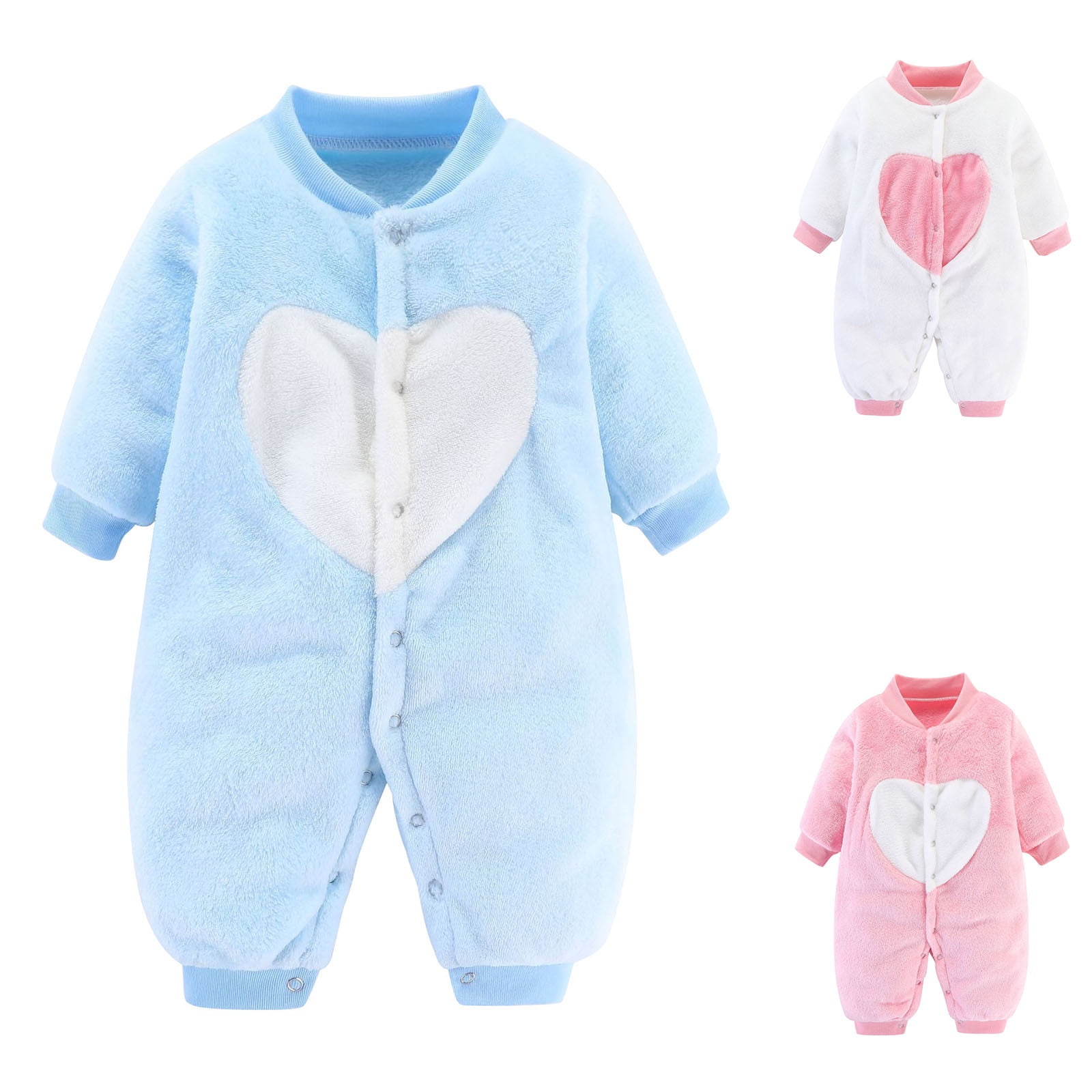 Bovxnpu Fall Winter Newborn Bodysuit, Infant Rompers, Toddler Kids Boys ...